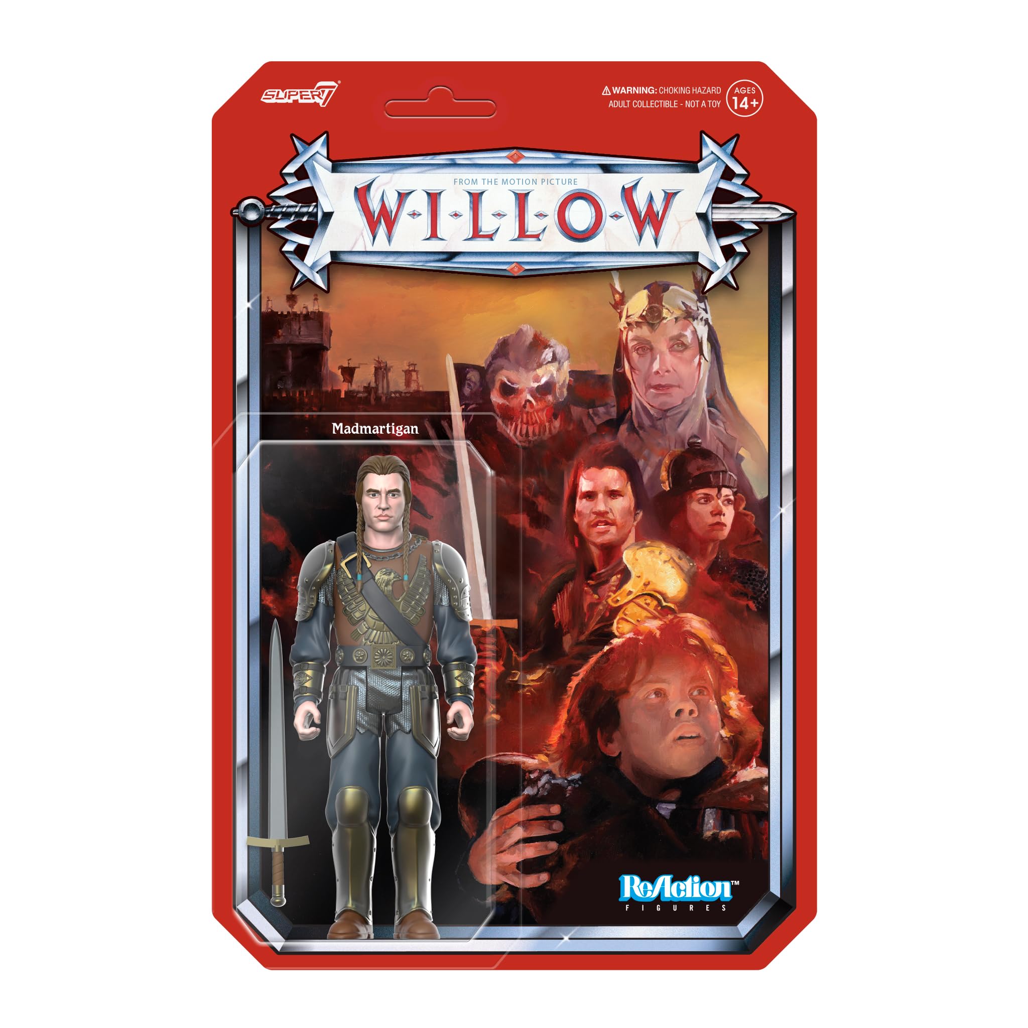 Amazon.com: Super7 Willow Madmartigan - 3.75" Willow Action Figure with ...