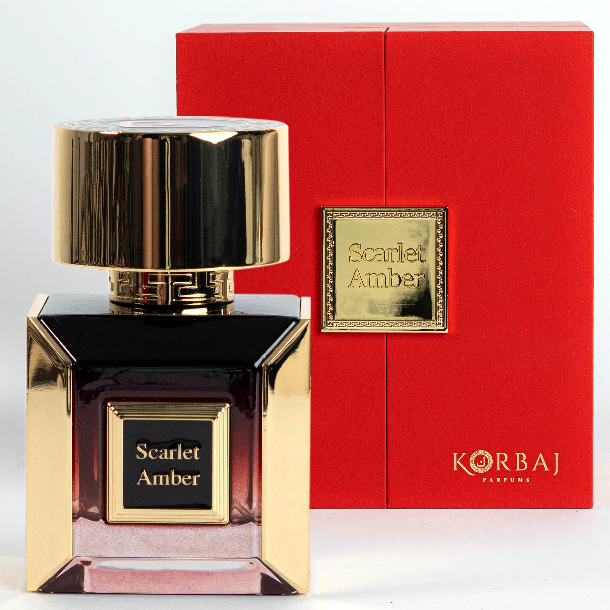 Amazon.com : KORBAJ PARFUMS Scarlet Amber - Arabian Perfume for Women ...