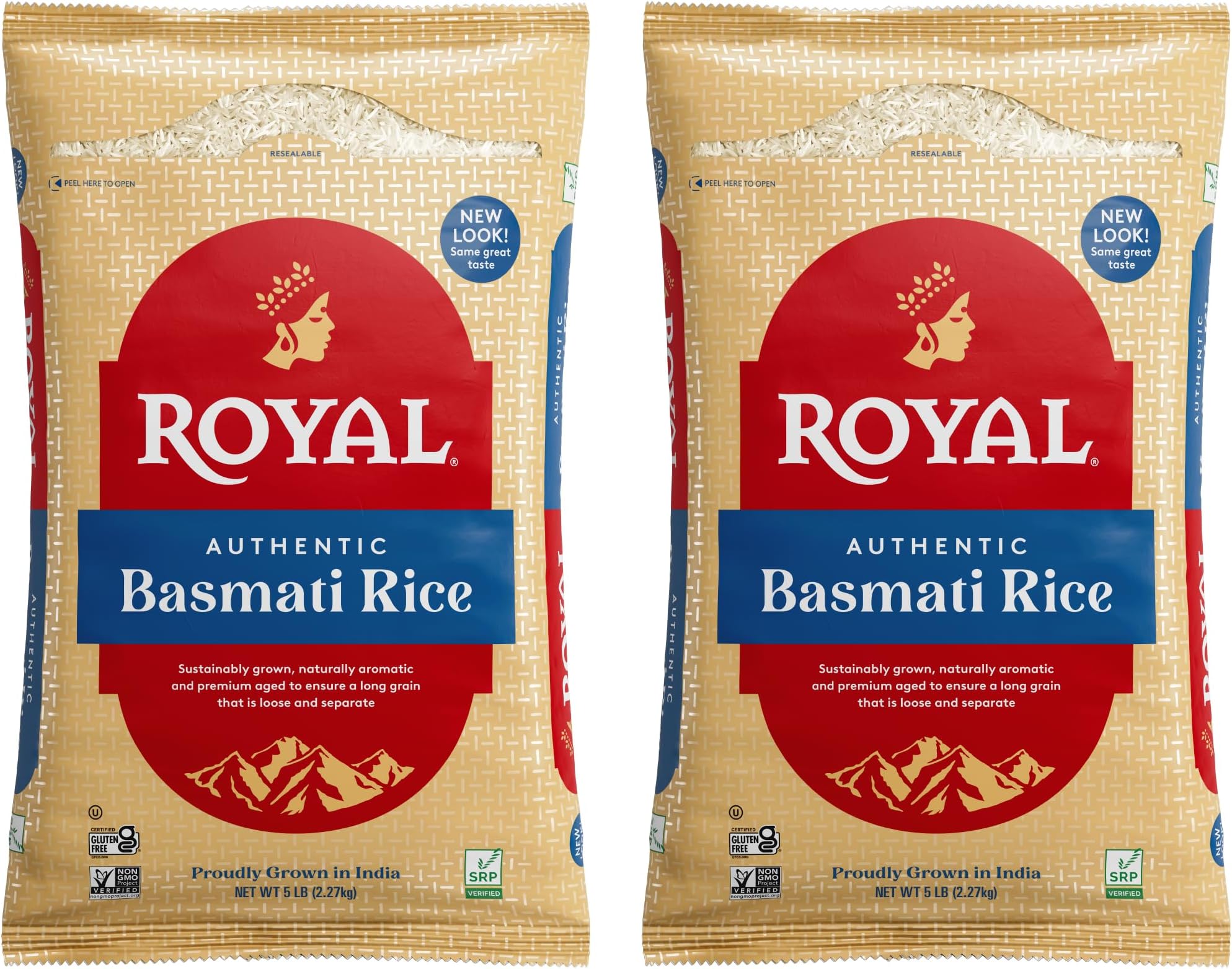 Amazon.com : Three Ladies Rice (Jasmine Extra Super Quality, 25 lbs ...