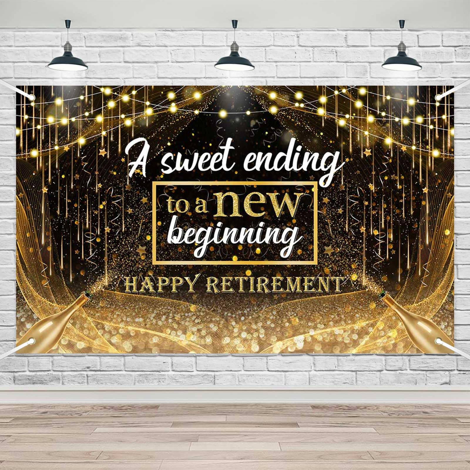 Lofaris Retirement Farewell Party Decorations For Men And Women Black ...
