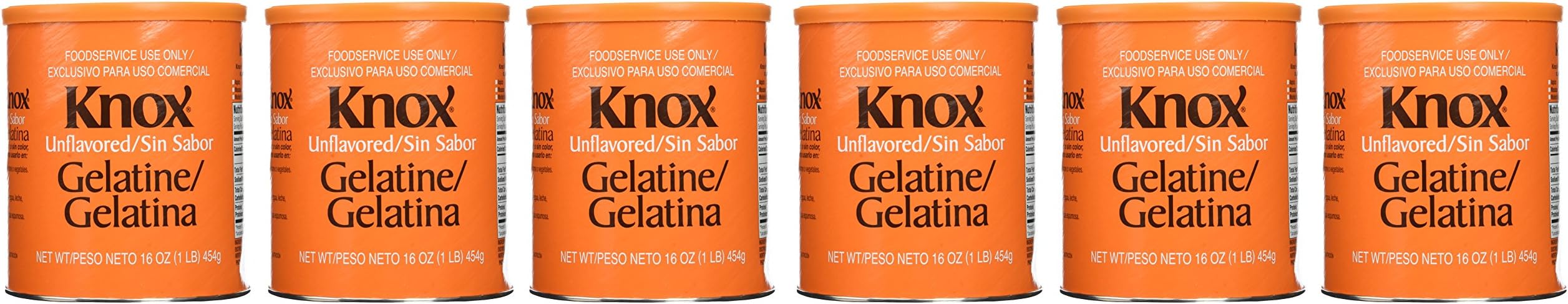 Amazon.com : 6-pack Unflavored Knox Gelatin (Bulk - Half Case ...