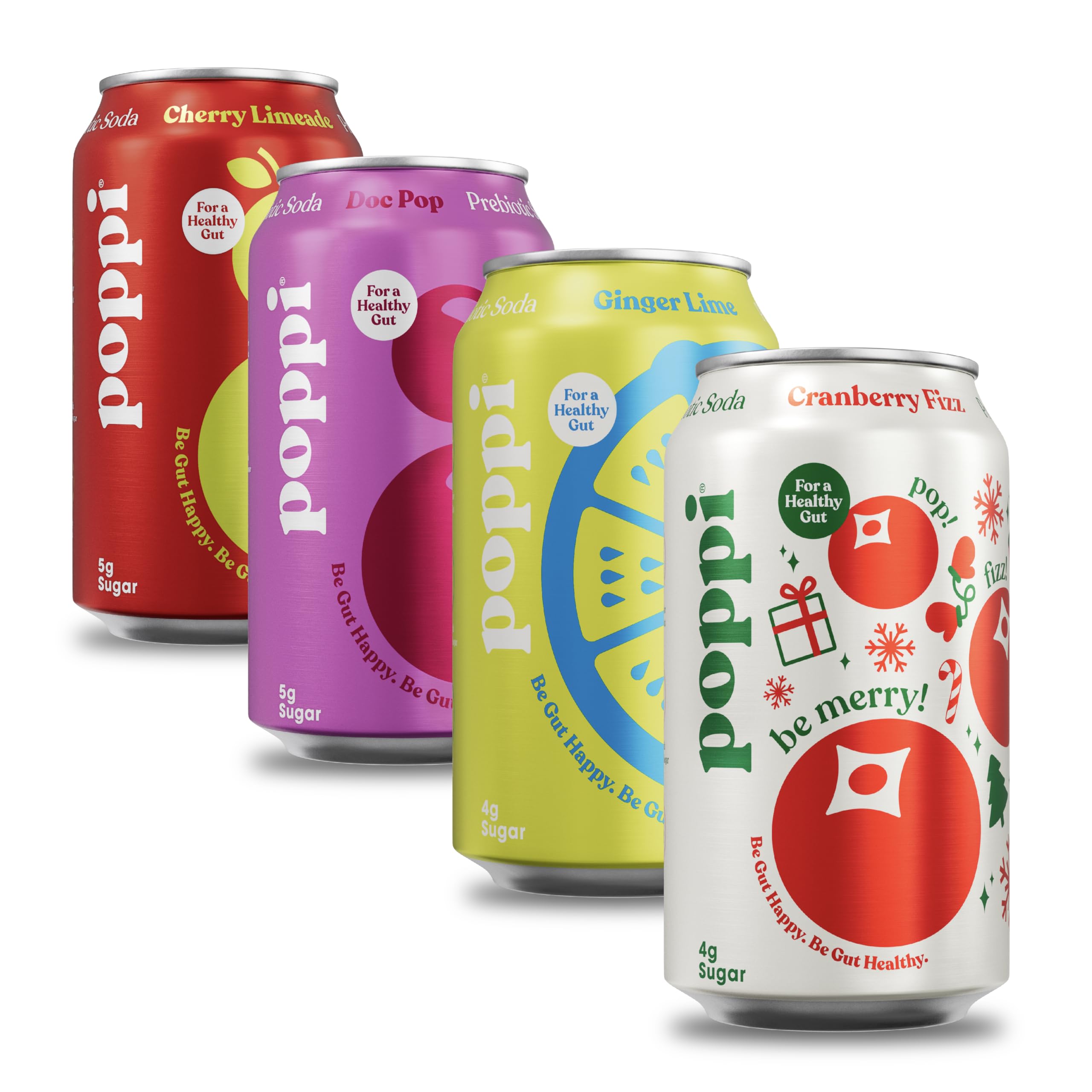 Snapklik.com : POPPI Sparkling Prebiotic Soda w/Gut Health, Beverages w/Apple Cider Vinegar ...