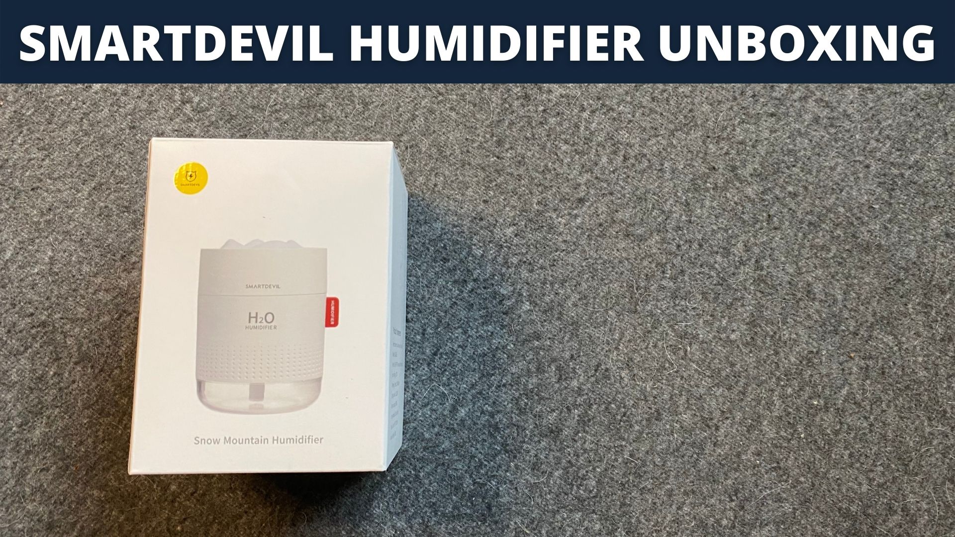 Watch SmartDevil Small Humidifier Unboxing! on Amazon Live