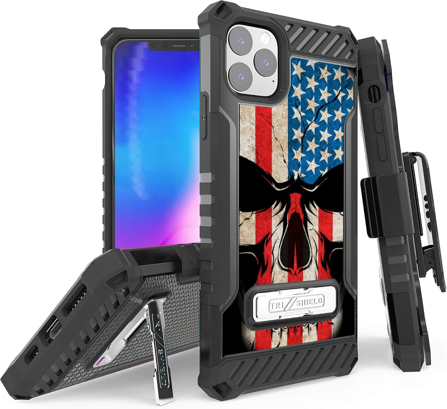Amazon.com: BEYOND CELL Tri-Shield Phone Case Compatible with iPhone 11 ...