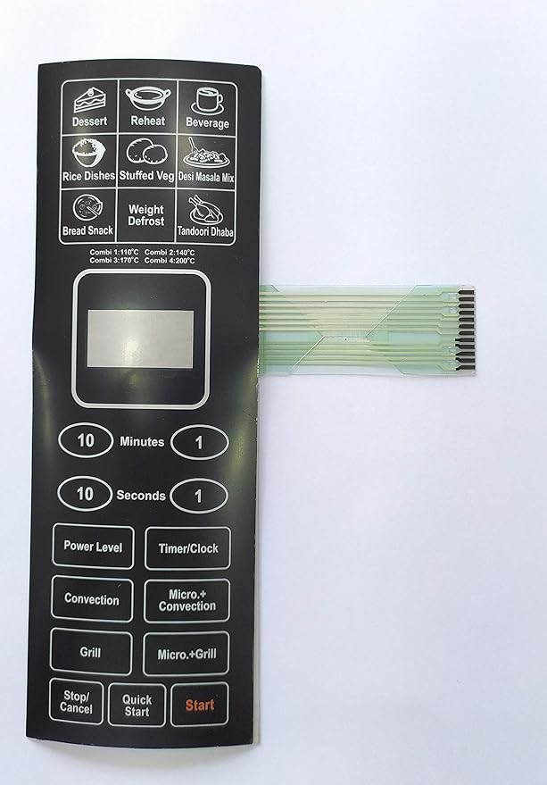 Able 25BC3 Microwave Oven Membrane Keypad : Amazon.in: Home & Kitchen