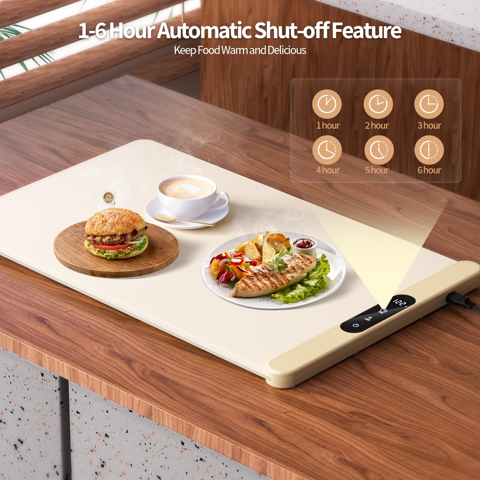 Food Warming Mat For Countertop Food Warming Mat With Graphene Heating ...