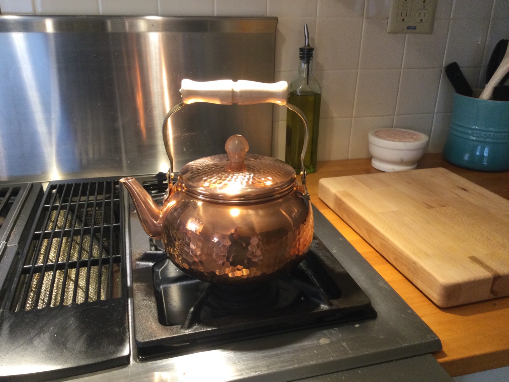 Amazon.com: Asahi Food Easy Studio Kettle 2.4l Copper Cne307 (Japan ...