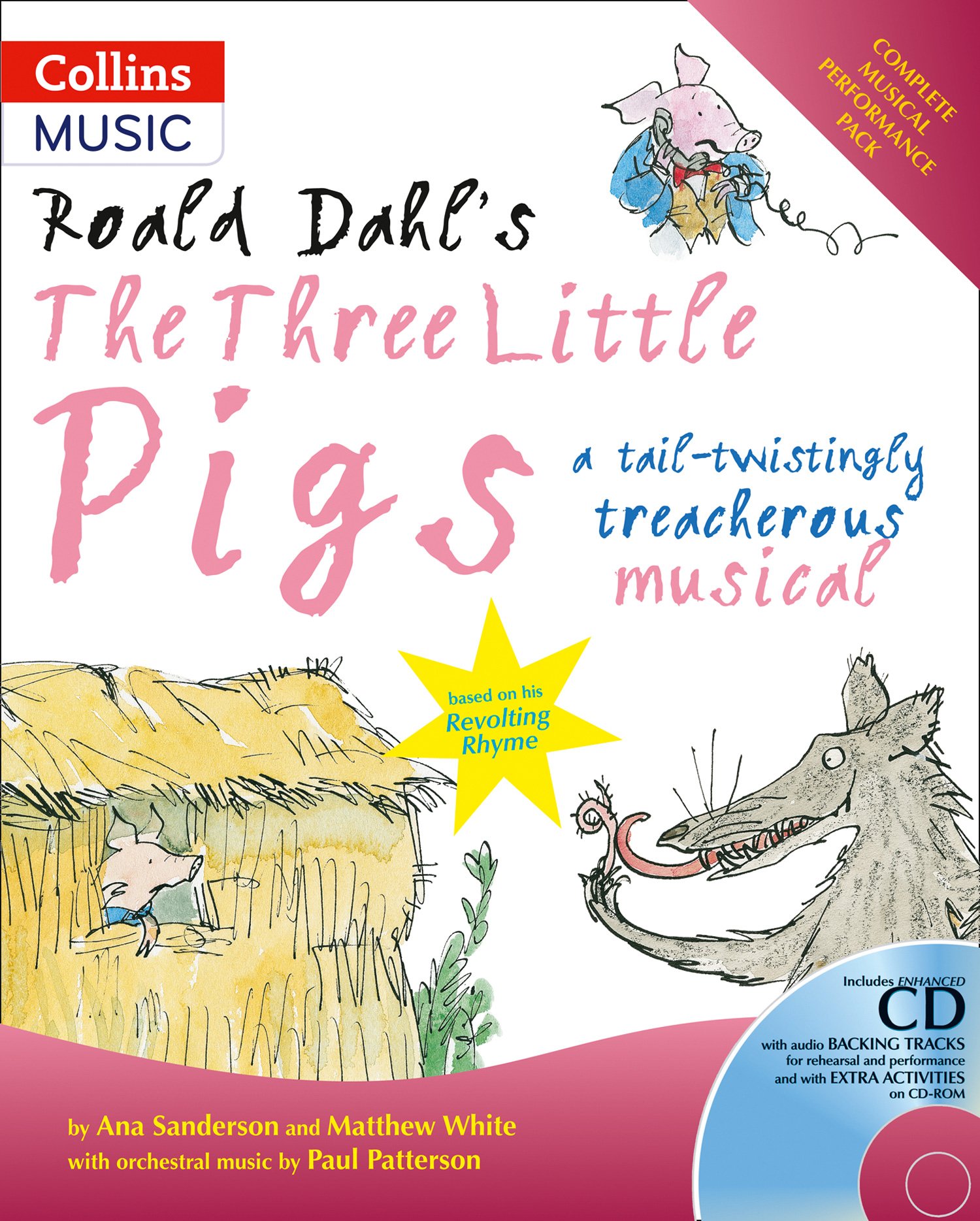 Buy Roald Dahl's The Three Little Pigs (Book + CD/CD-ROM): A Tail ...