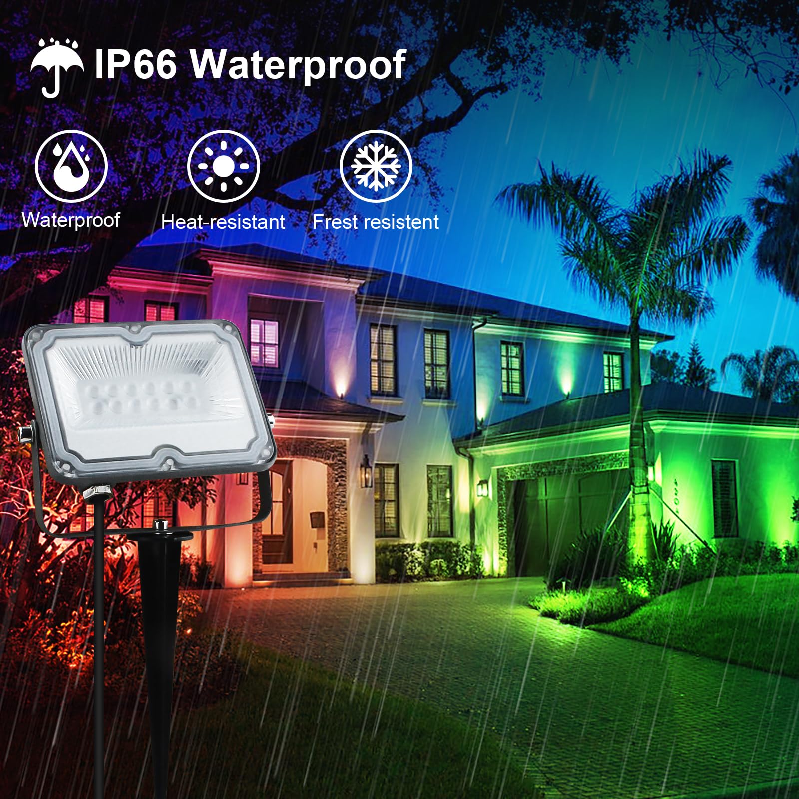 Rgb Led Outdoor Flood Lights Govee LED Flutlichter 2 Für Den