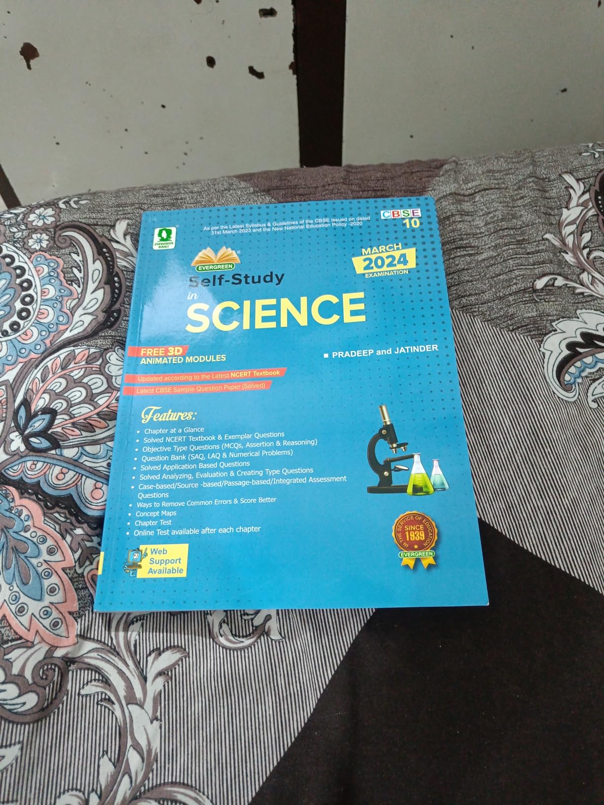 Evergreen CBSE Self Study In Science CLASS 10 : PRADEEP SINGH,JATINDER ...