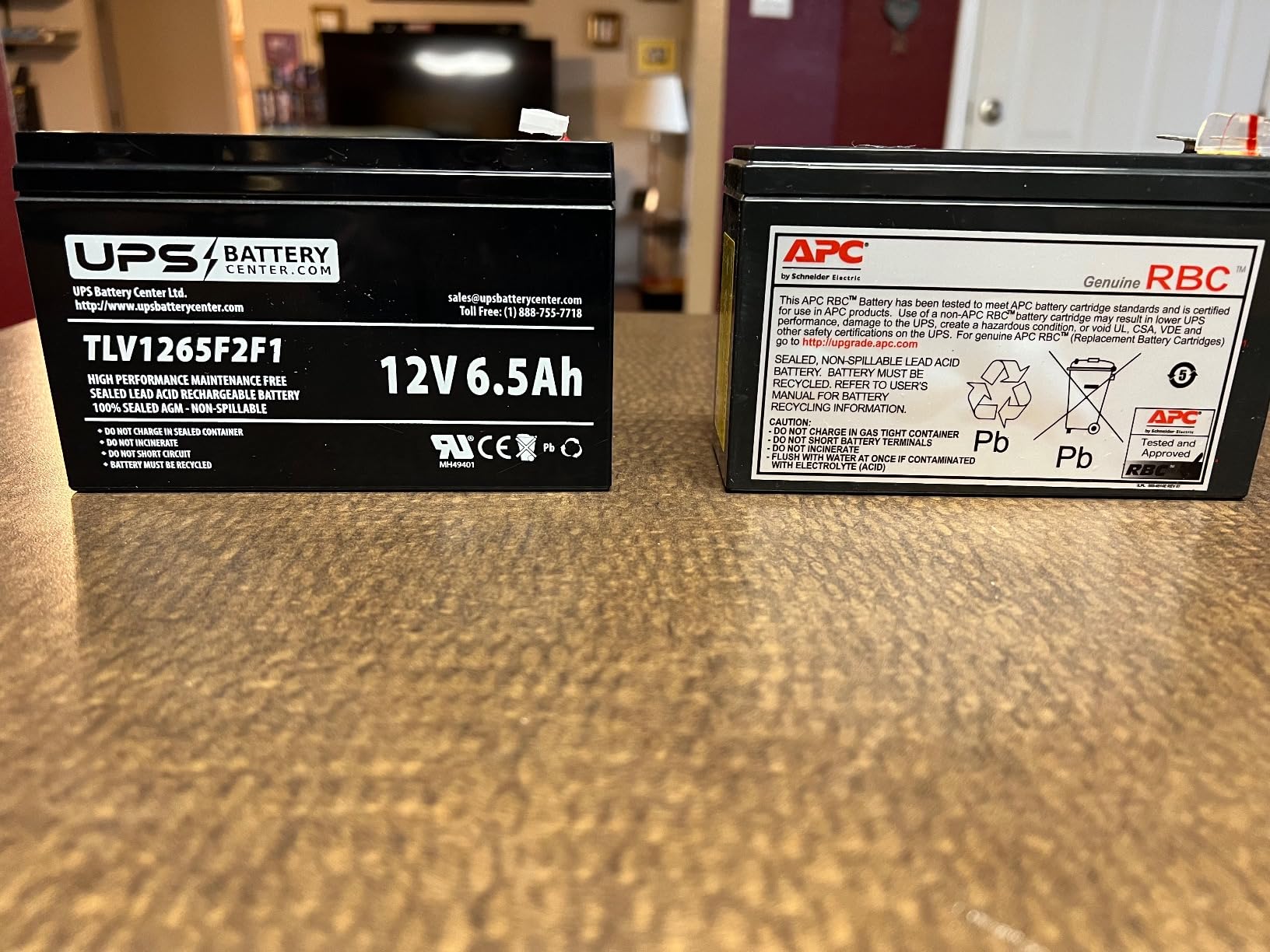 Amazon.com: UPSBatteryCenter® Compatible Replacement Battery for APC ...