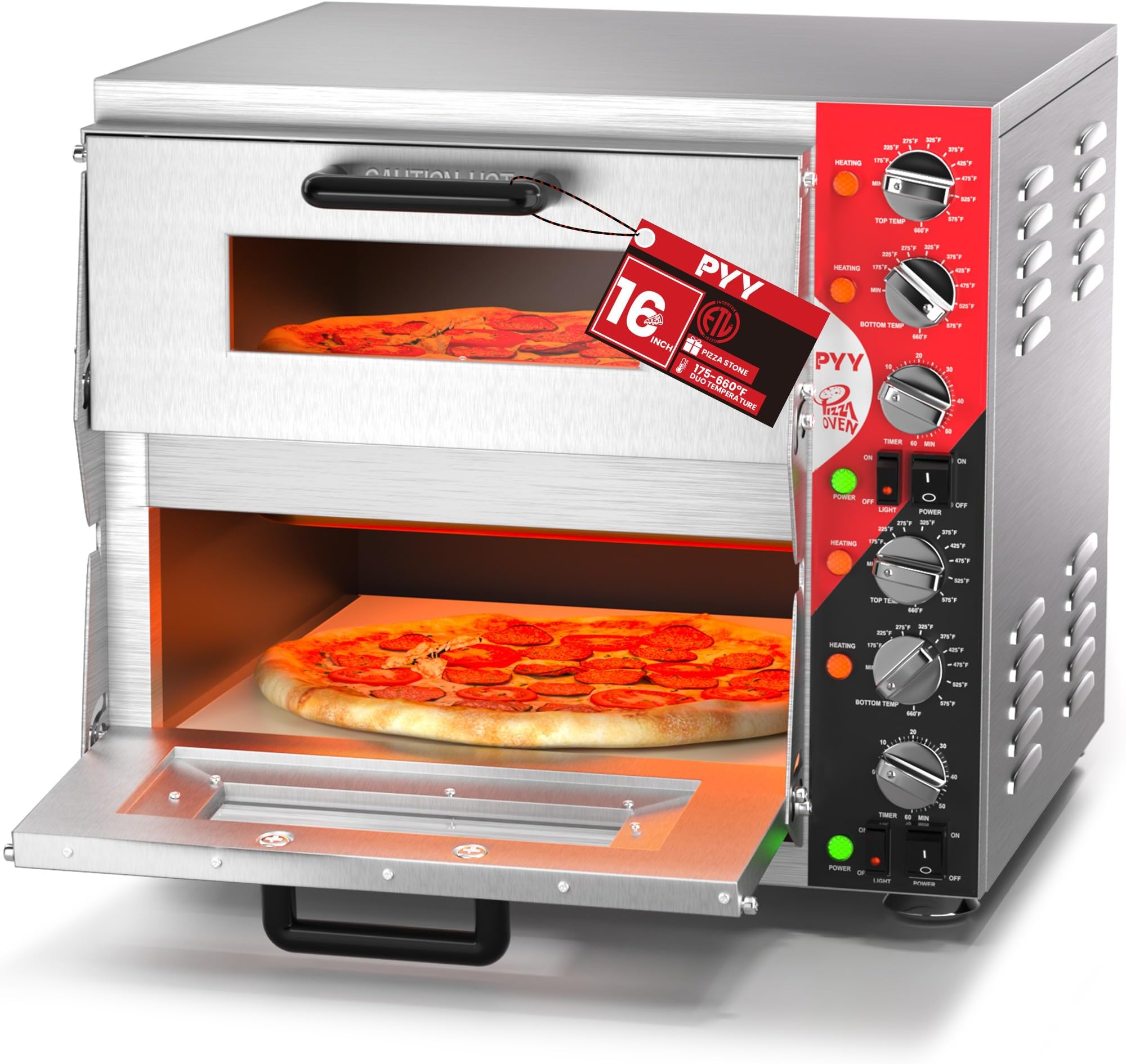 Amazon.com: CROSSON ETL listed Commercial 16 inch Countertop Electric ...