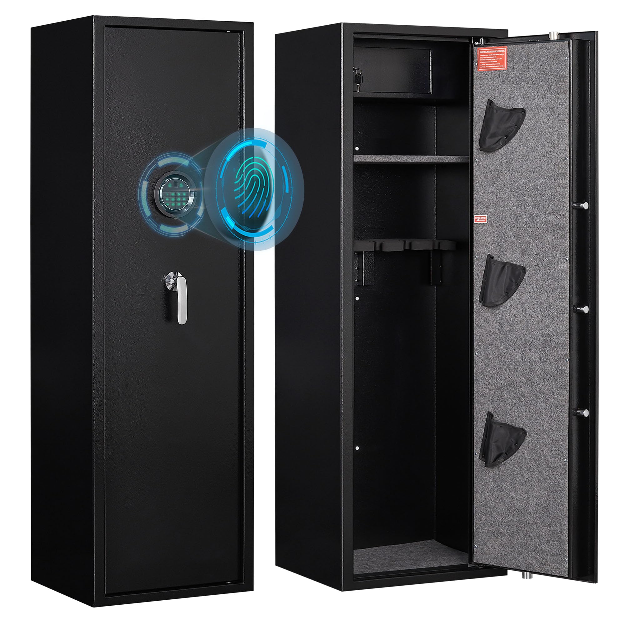 Amazon.com: BONANO Biometric Gun Safe, Gun Safes for Home Rifle and ...