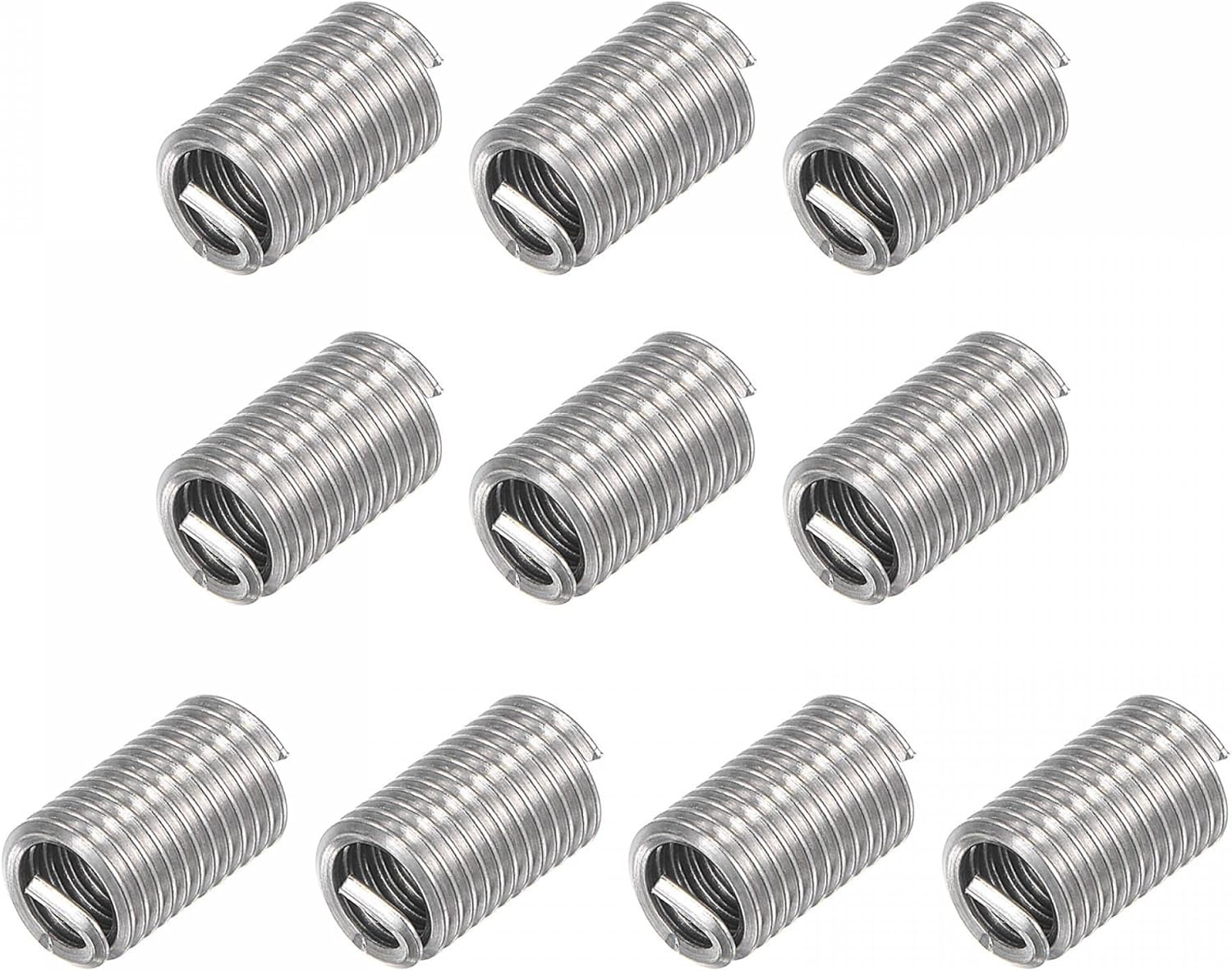 Amazon.com: uxcell Wire Thread Inserts 8-32 UNC 3.0D 304 Stainless ...