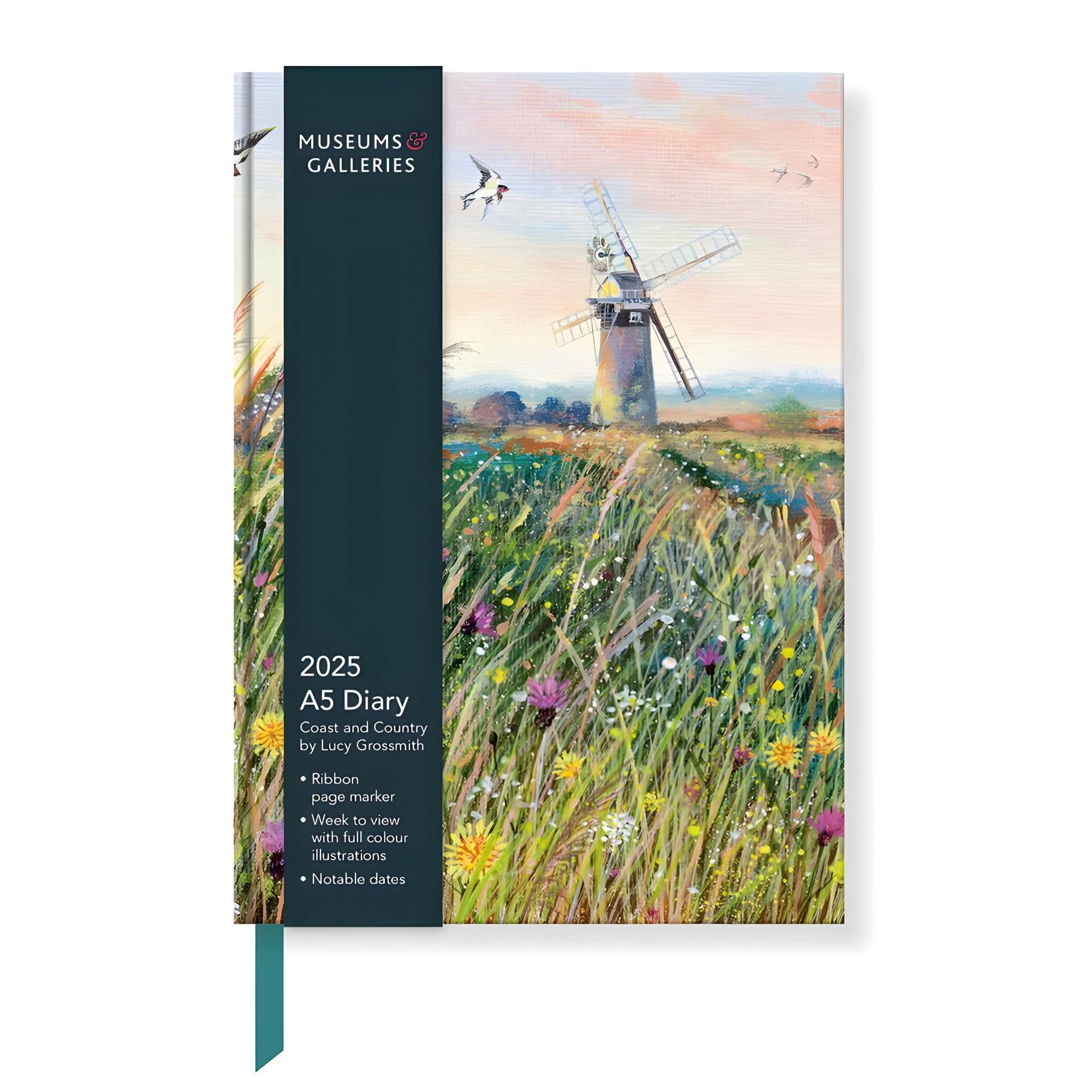 Museums & Galleries 2025 A5 Desk Diary – Week to View – Coast and ...