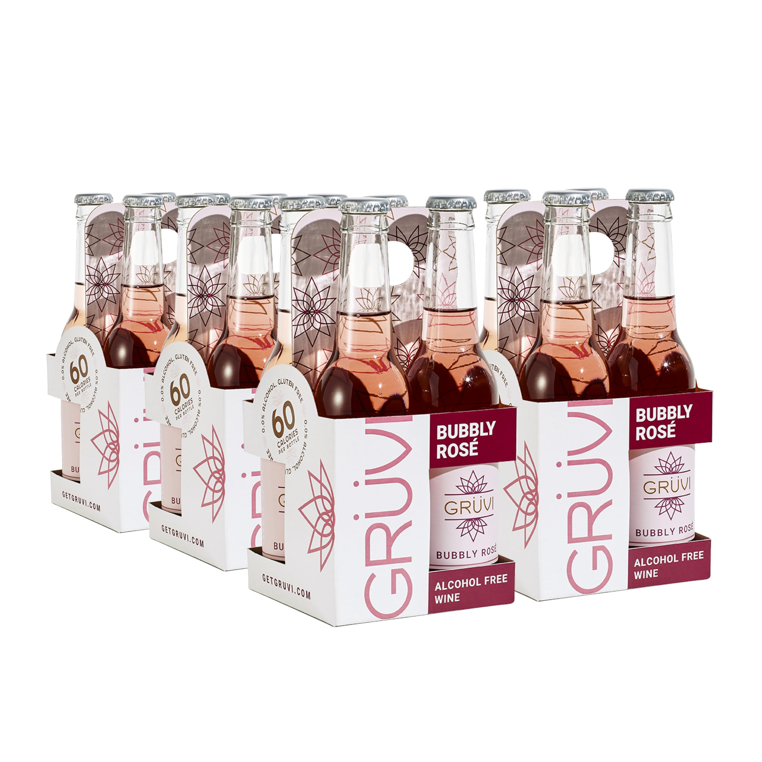 Snapklik.com : Non-Alcoholic Bubbly Rose, 24 Bottles, 60 Calories Per ...