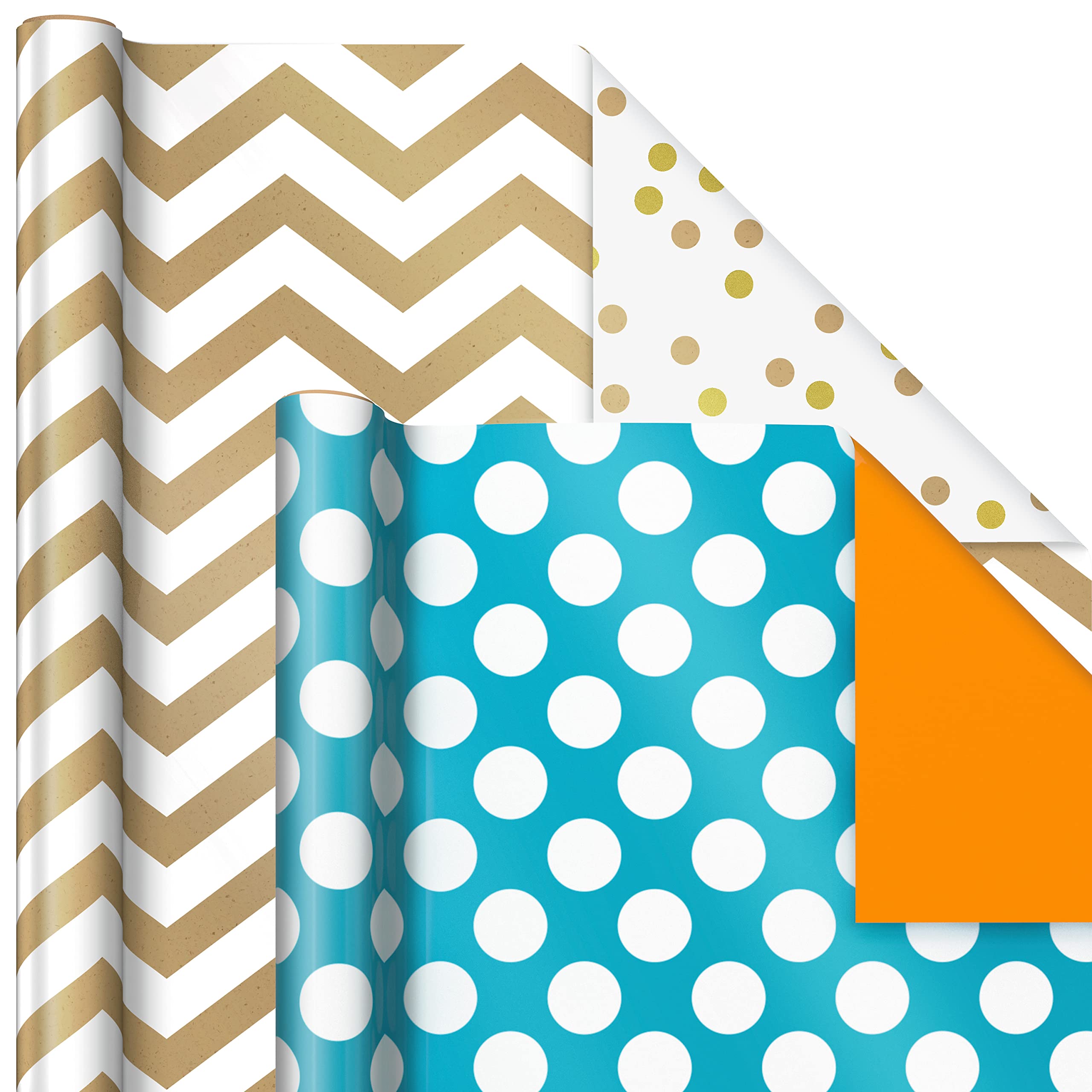 Snapklik.com : Hallmark Reversible Wrapping Paper Bundle