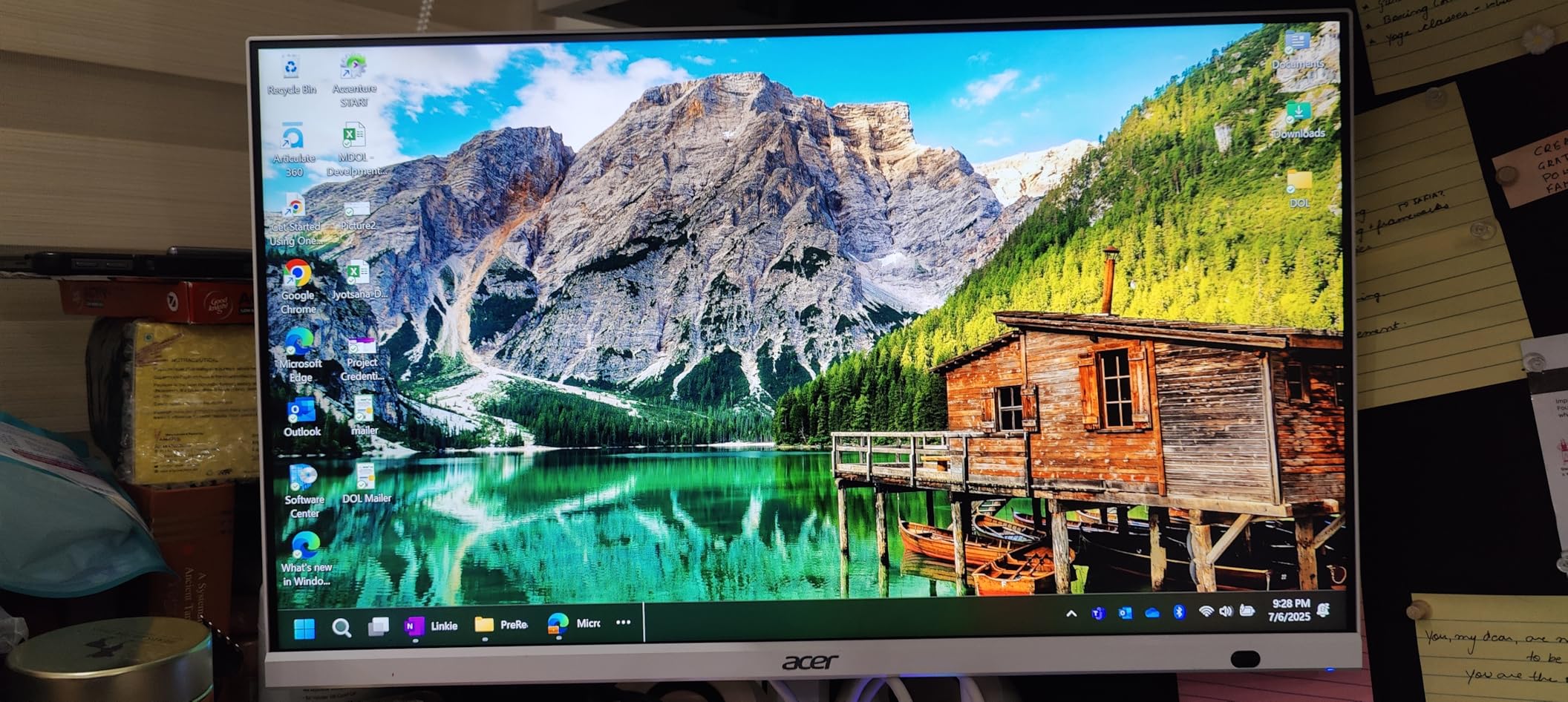 Acer CS242Y 23.8 Inch Smart Full HD IPS Backit LED Monitor with WebOS I ...