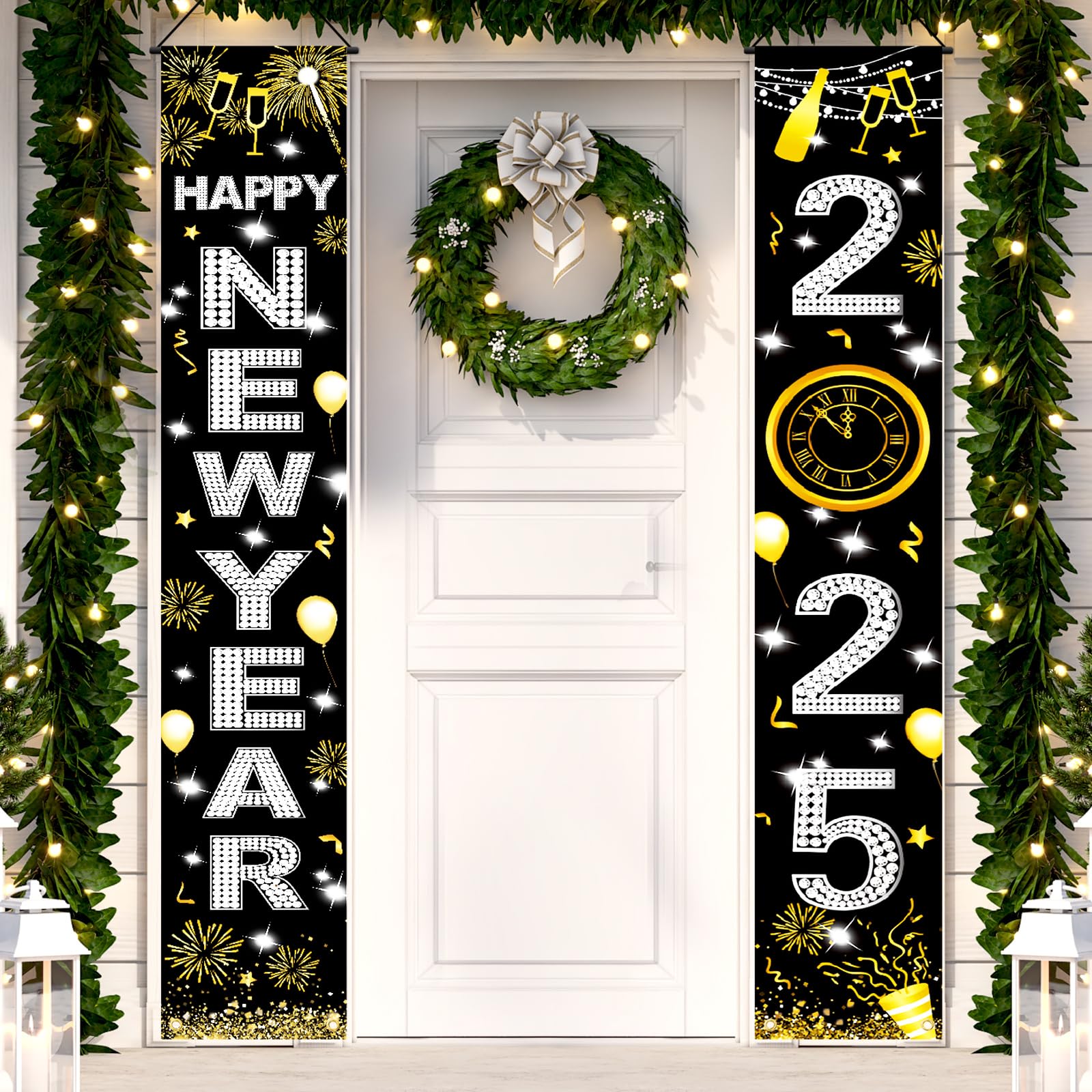 Snapklik.com : New Years Decorations 2025, Happy New Year Banner, New ...