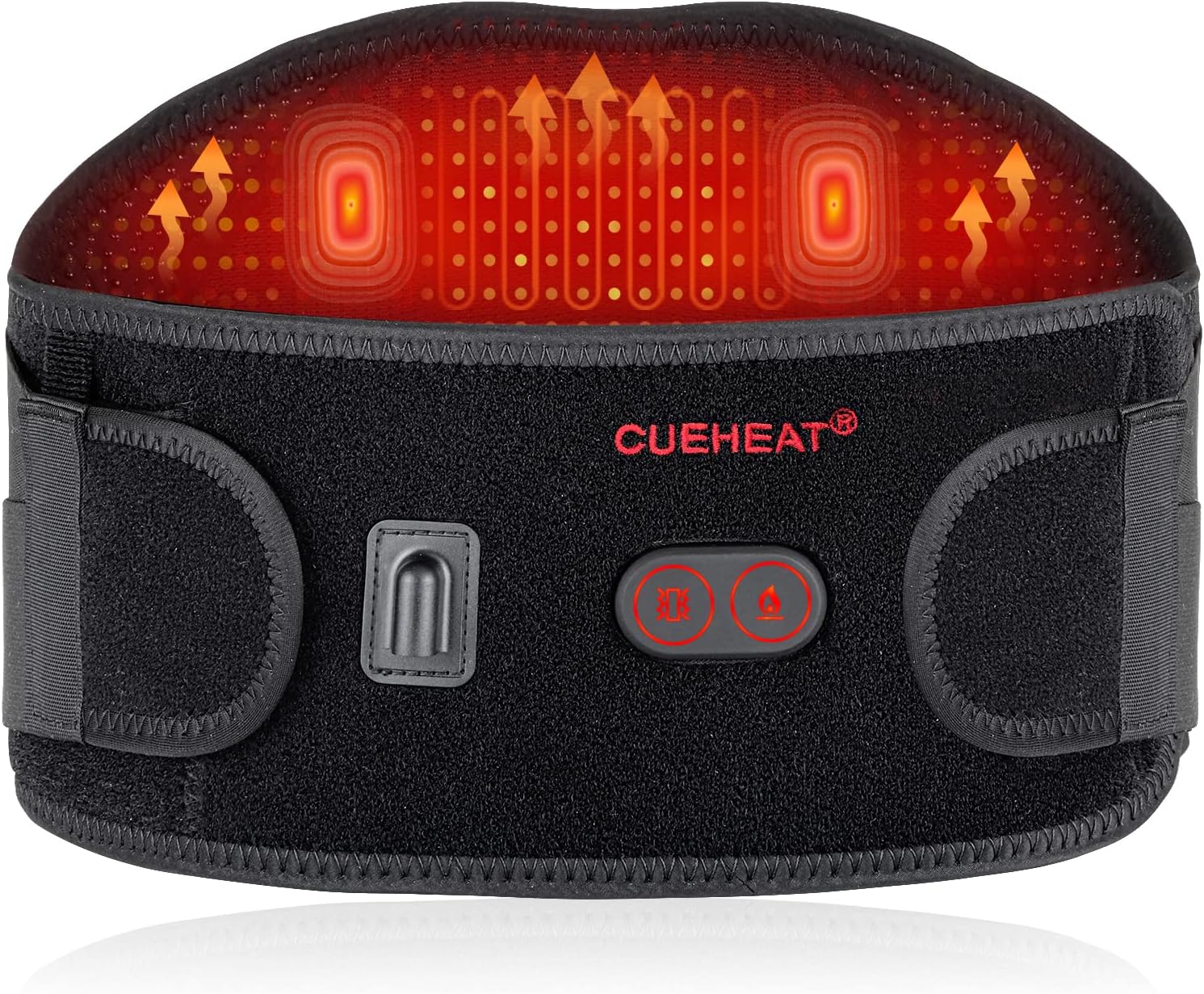 Amazon.com: CUEHEAT Heating Pad Back Brace with Heat and Massage,Heated ...