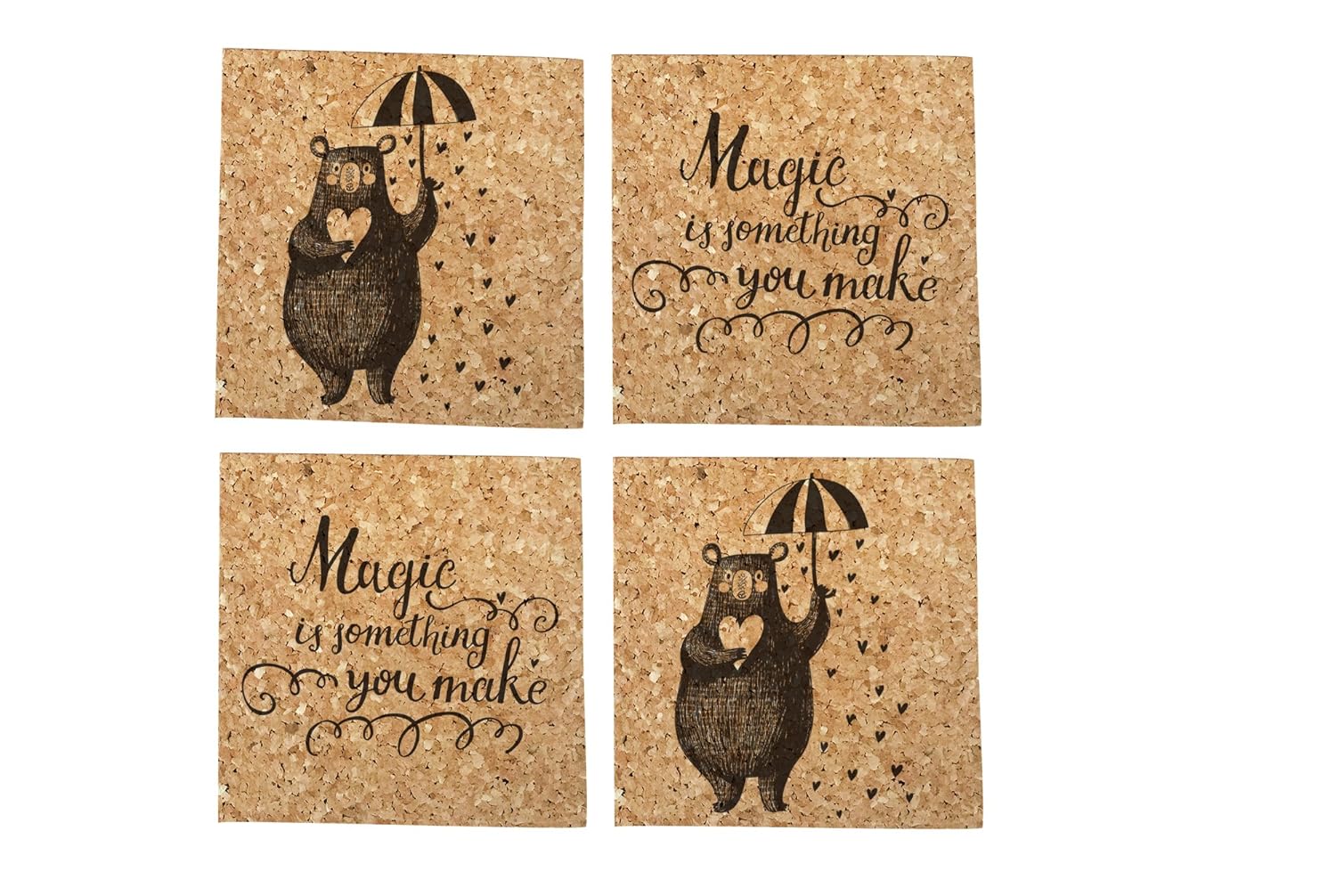 Amazon.com: Magic Cork Coaster - 4 Pack : Handmade Products
