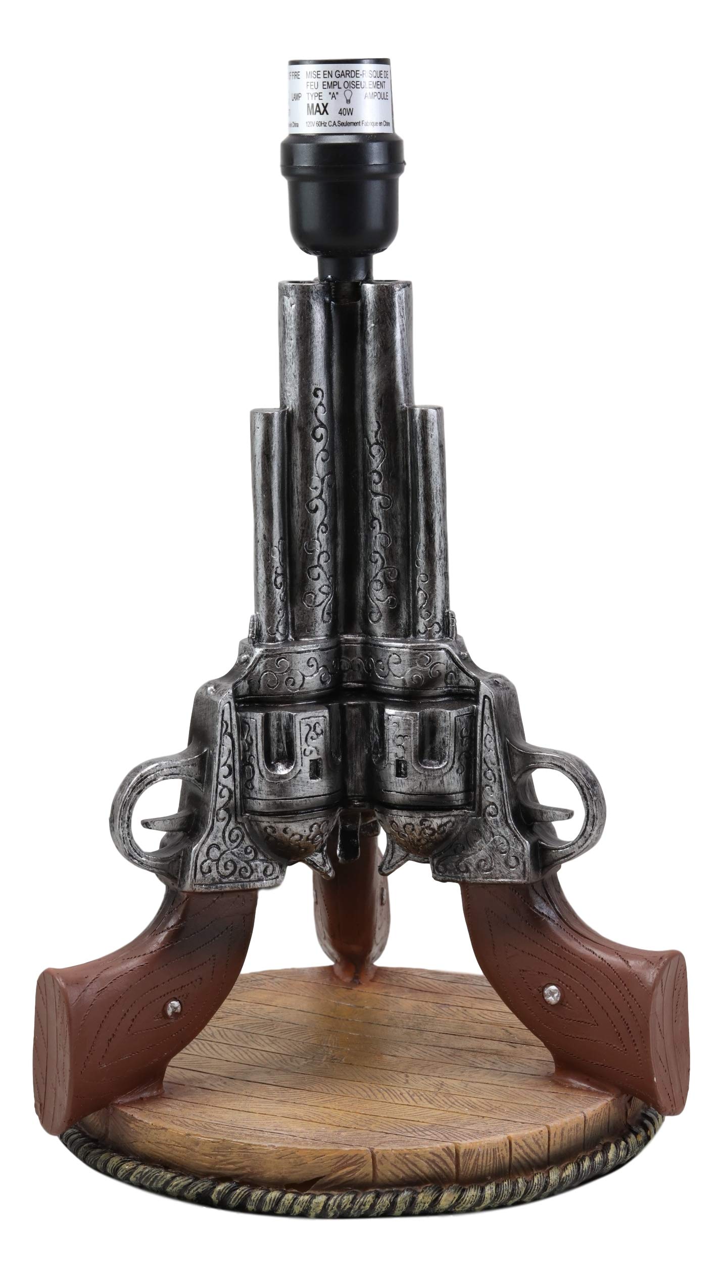 Ebros Western Wild West Triple Six Shooters Revolver Guns Base Desktop ...