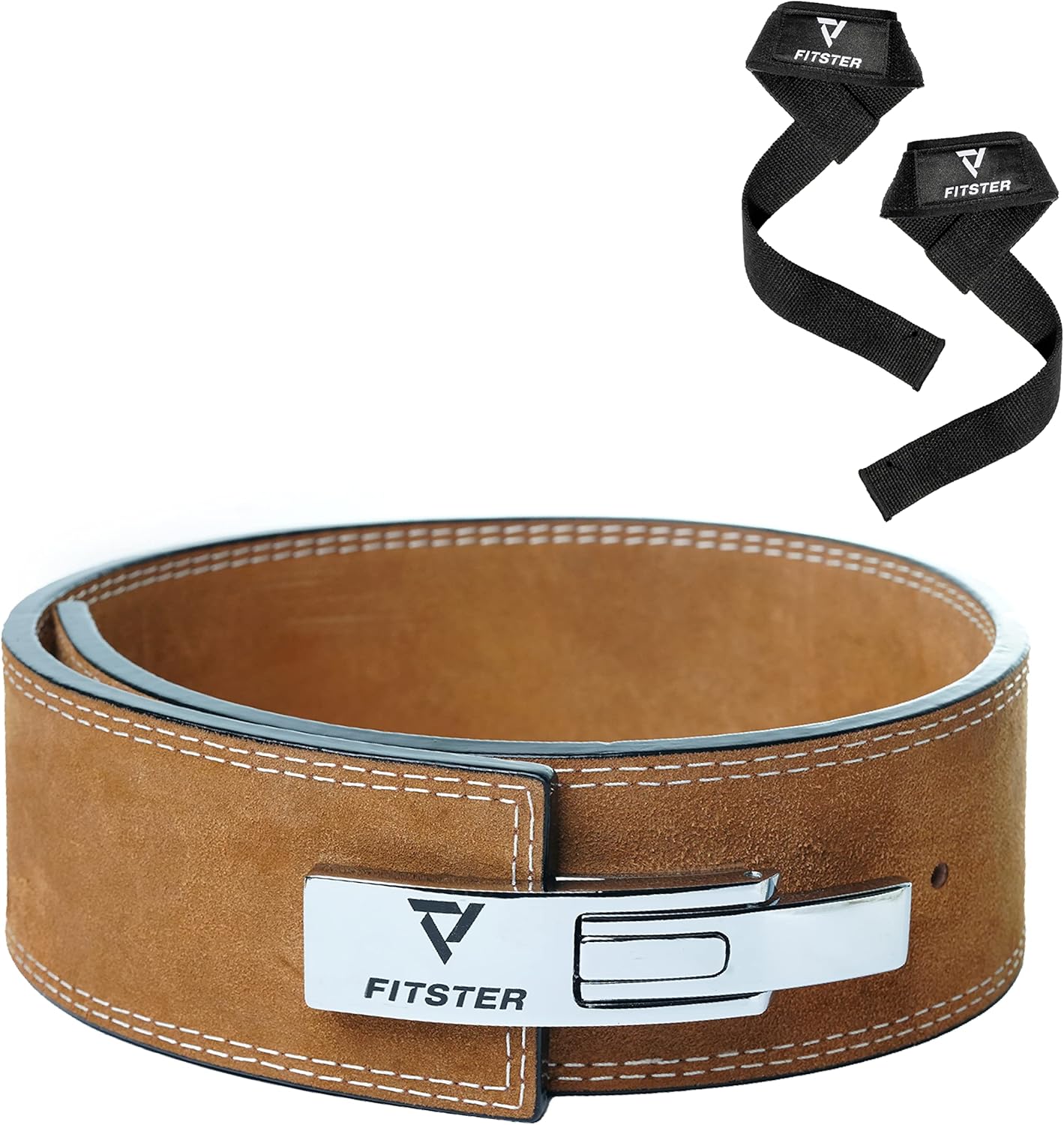 Amazon.com : Fitster Leather Lifting Belt, Weight Lifting Belt for ...
