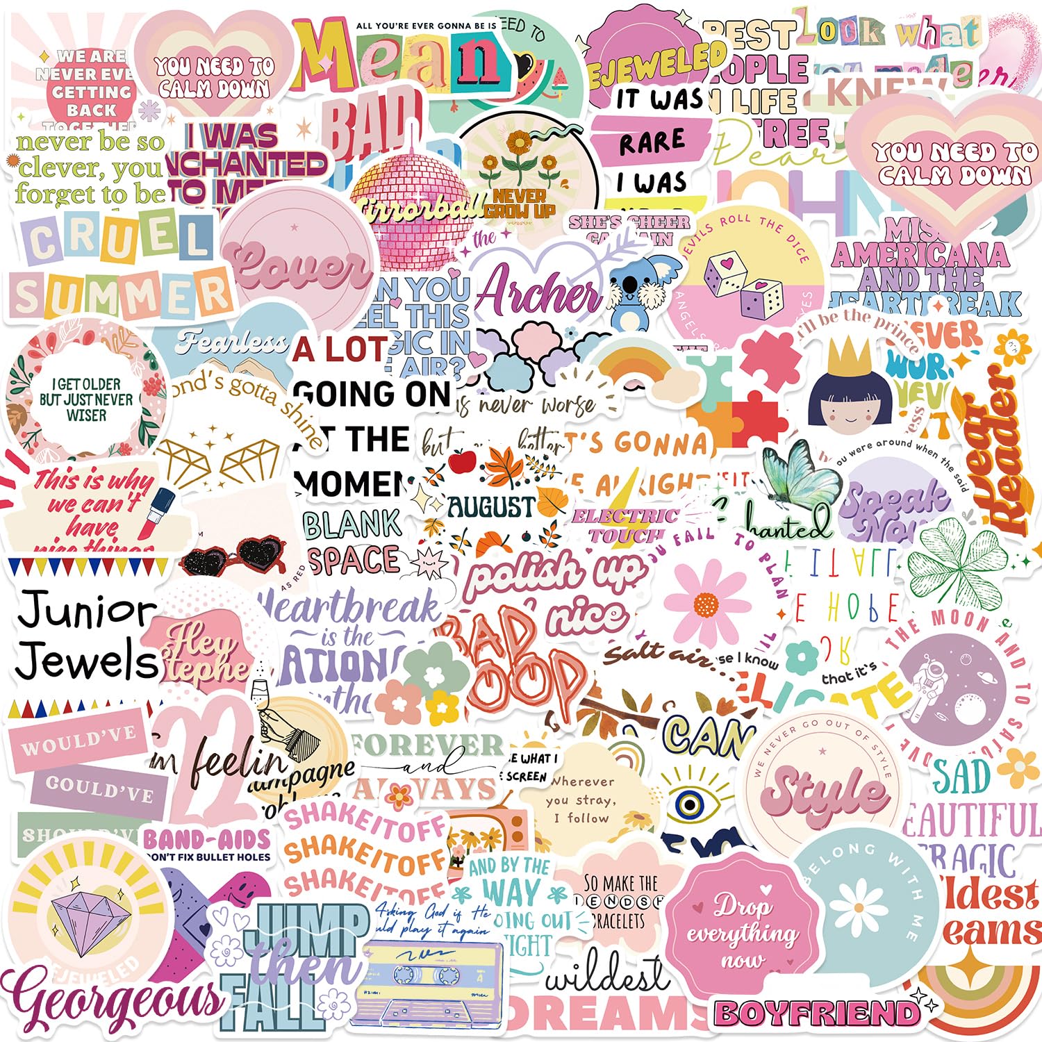 Amazon.com: 100PCS Country Music Stickers,Aesthetic Country Music ...