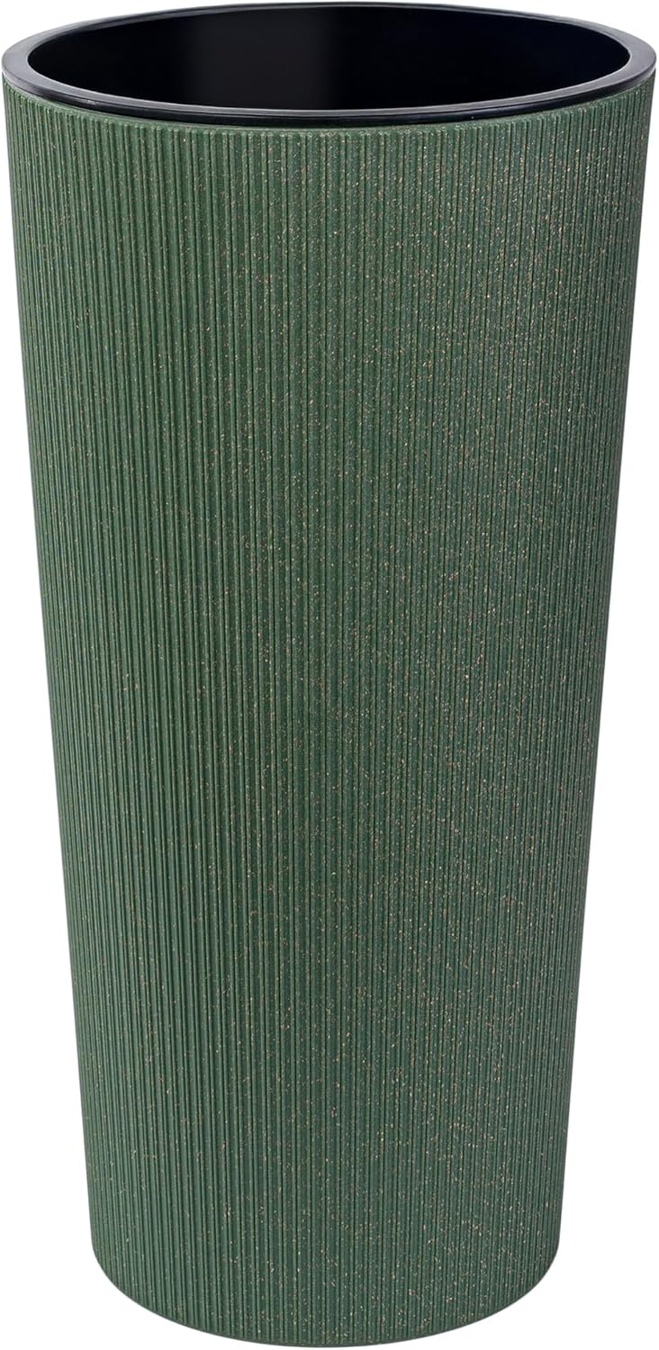 KONZEPT Tall Flower Pot (57 cm) with Insert - Suitable for Indoor ...