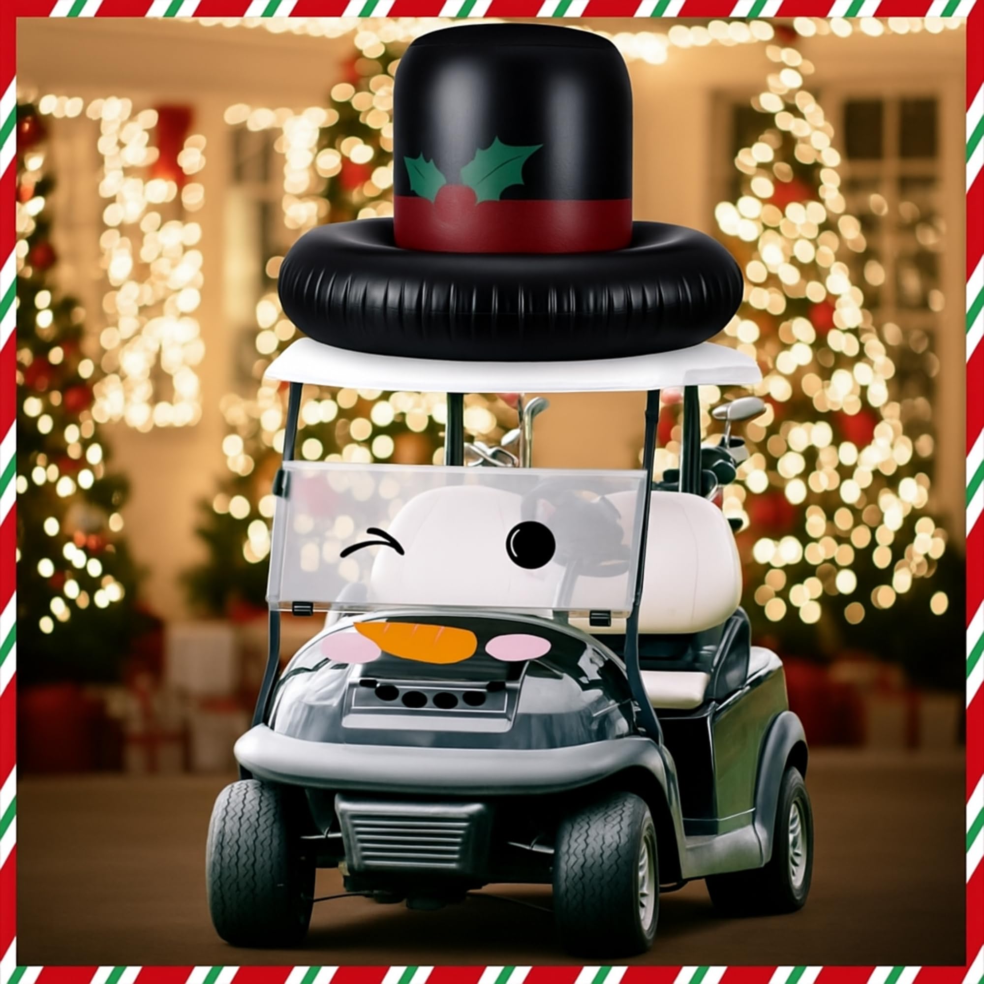 Snapklik.com : Sosation 2 Set Christmas Golf Cart Decorations 39 ...