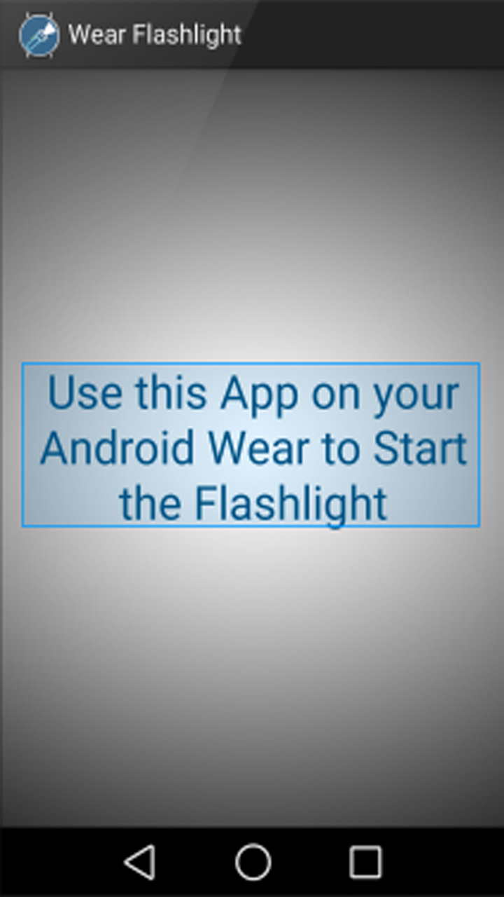 Wear Flashlight - App on Amazon Appstore