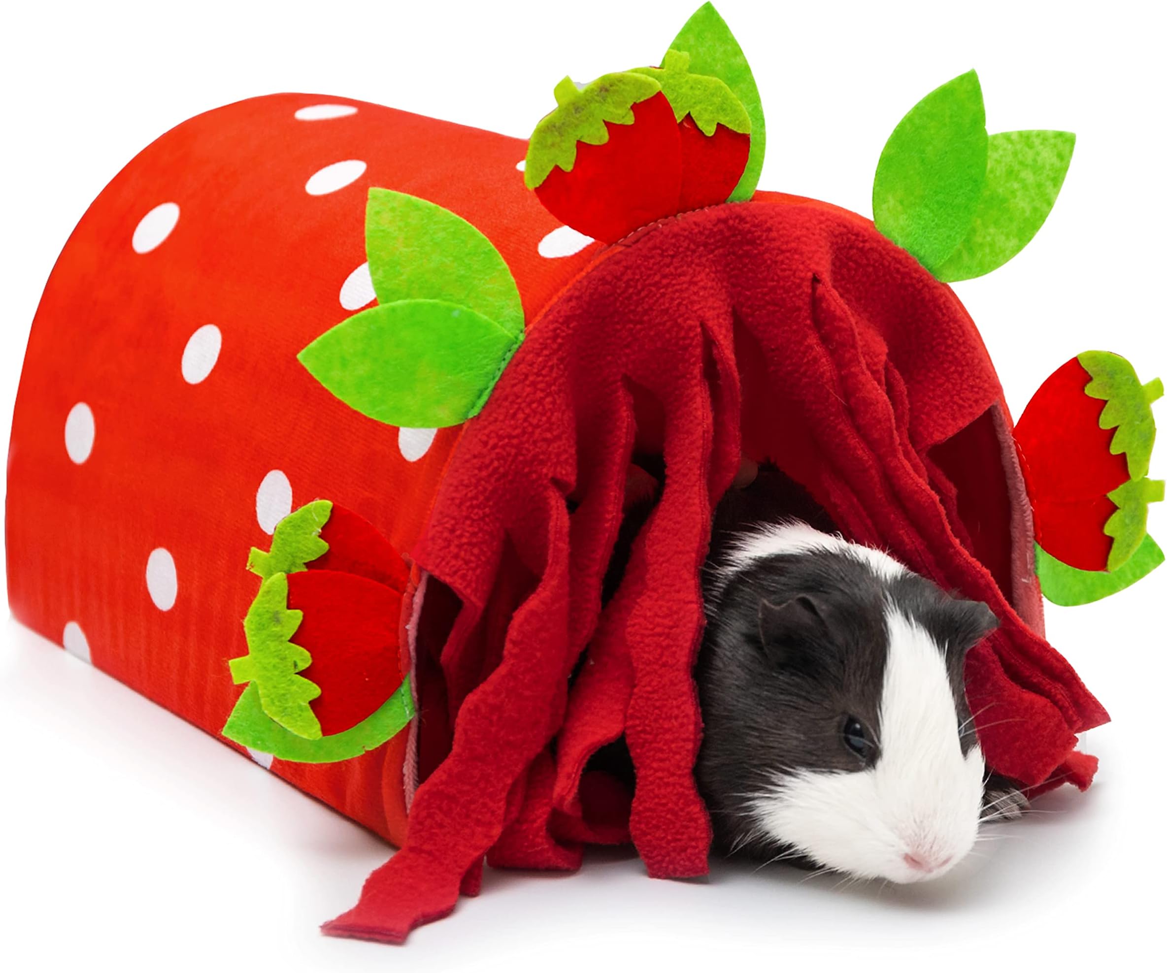 Amazon.com : FAITUCOS Guinea Pig Hideout - Soft Fleece Tunnel House for ...