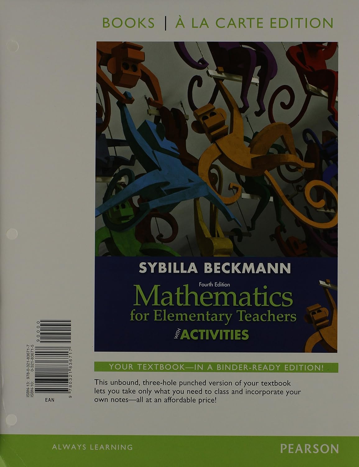 Amazon Mathematics For Elementary Teachers With Activities Books A La Carte Edition Plus