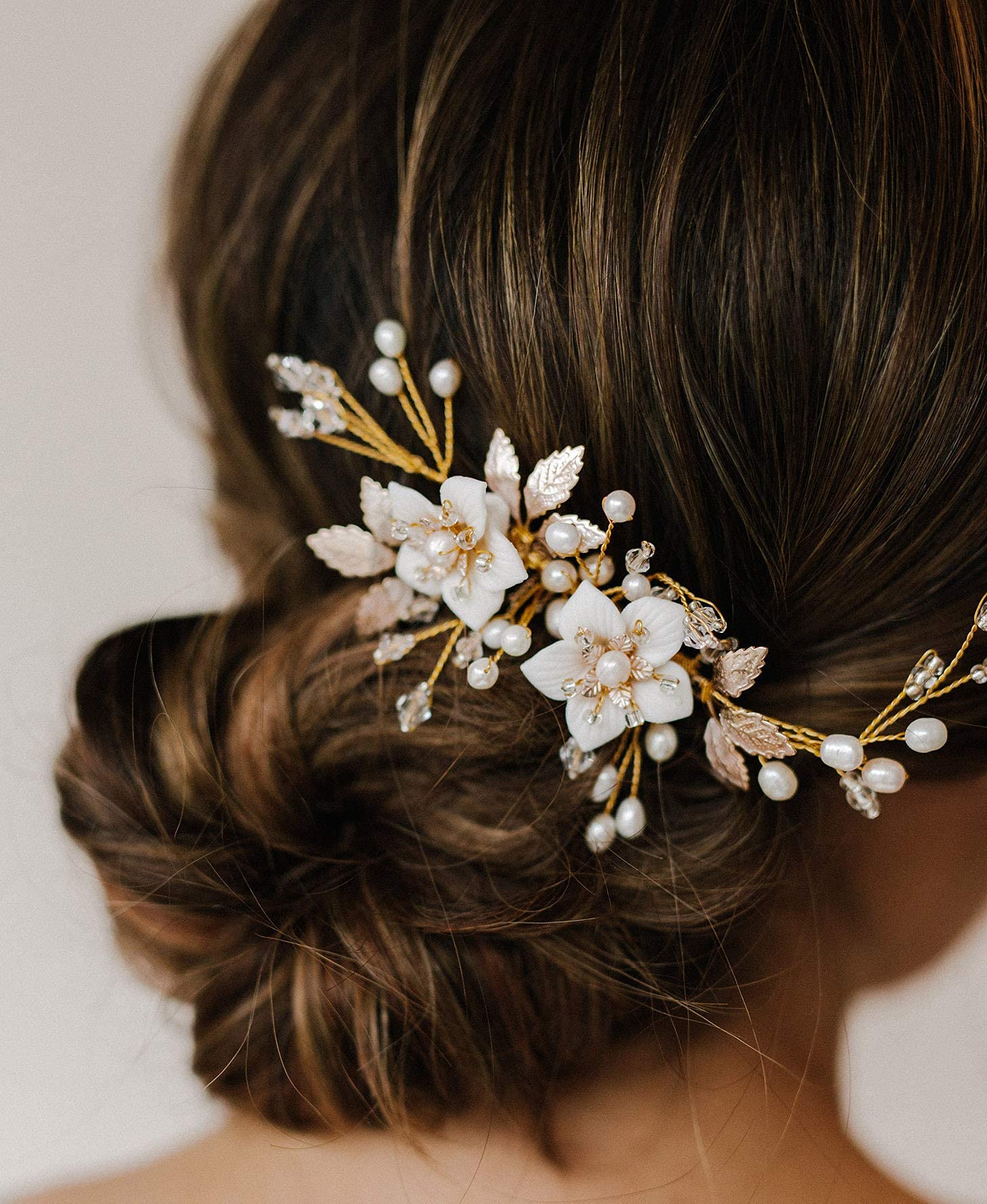 Amazon.com : SWEETV Wedding Hair Comb for Bridal Hair Accessories ...