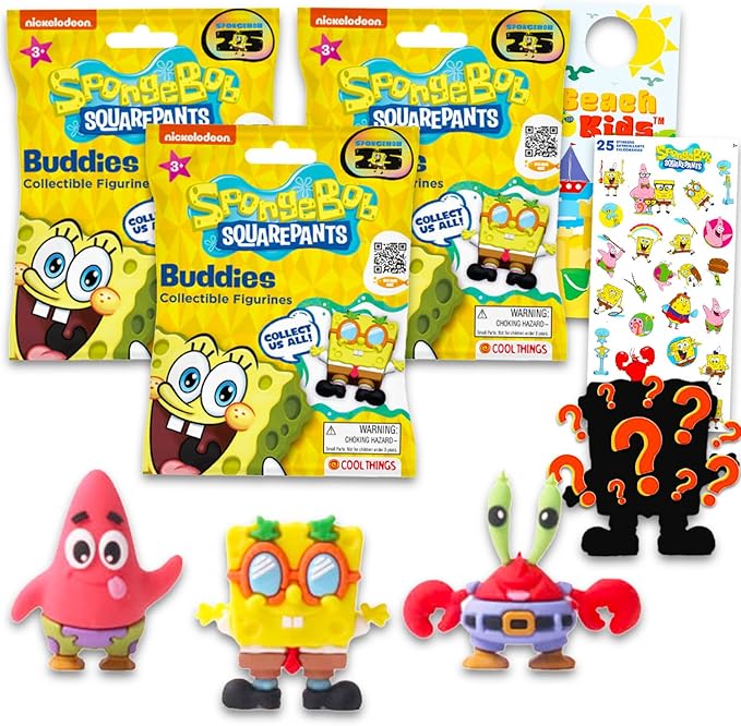 Amazon.com: Nickelodeon Spongebob Squarepants Blind Bag Party Favors ...