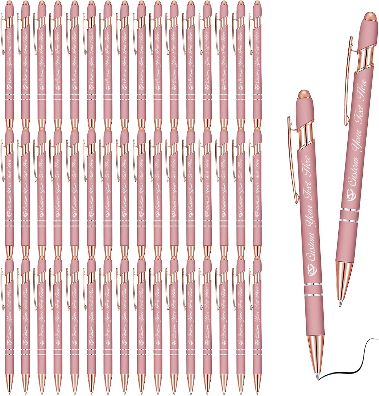 Amazon.com : Max 500 Personalized Pens with Name, Custom Stylus Pens ...