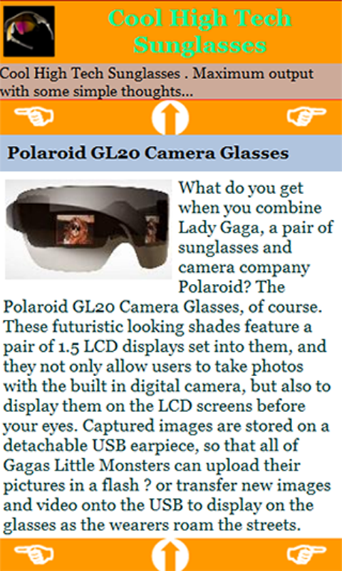 Cool High Tech Sunglasses:Amazon.com:Appstore for Android