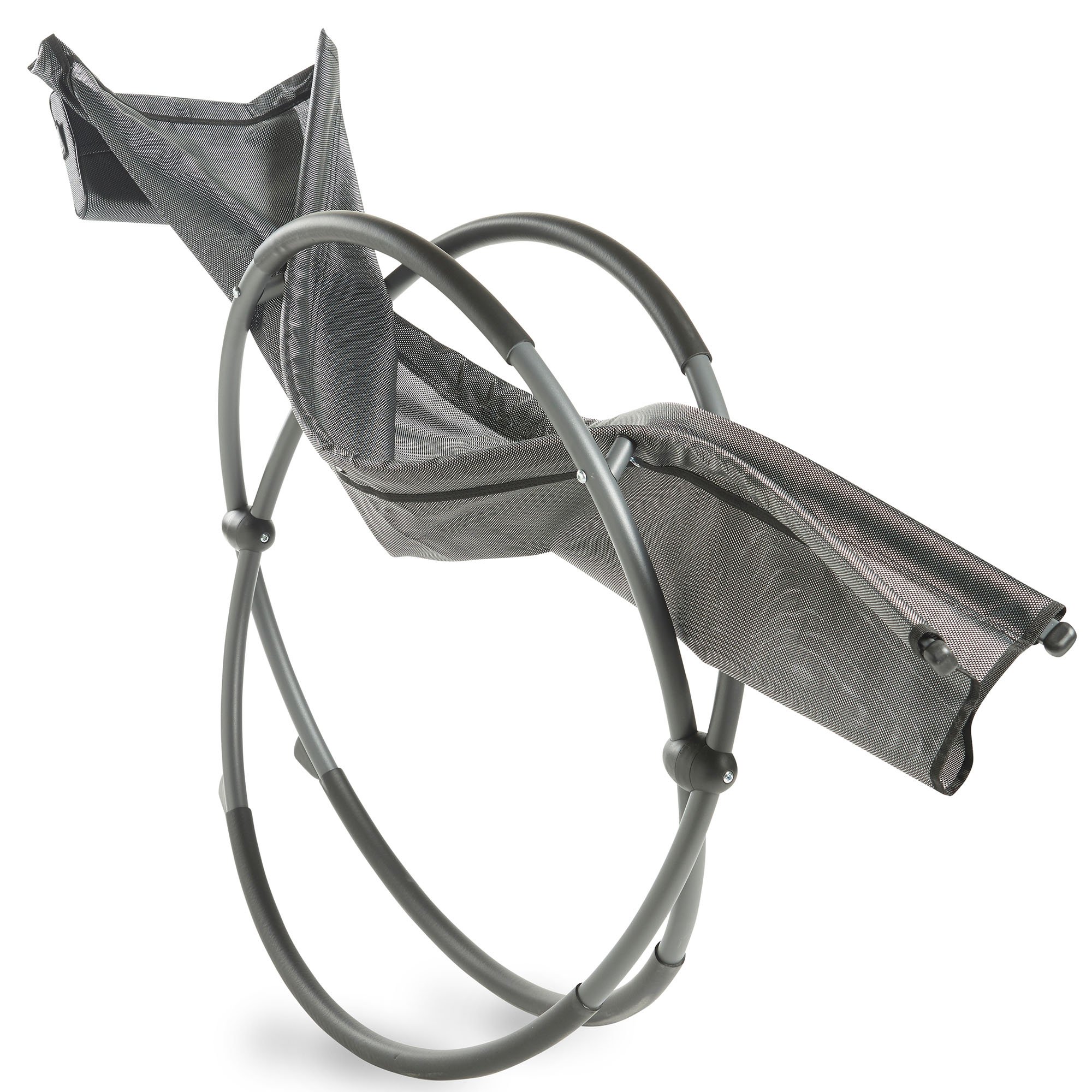 VonHaus Moon Rocking Sun Lounger – Zero Gravity Folding Orb Garden ...