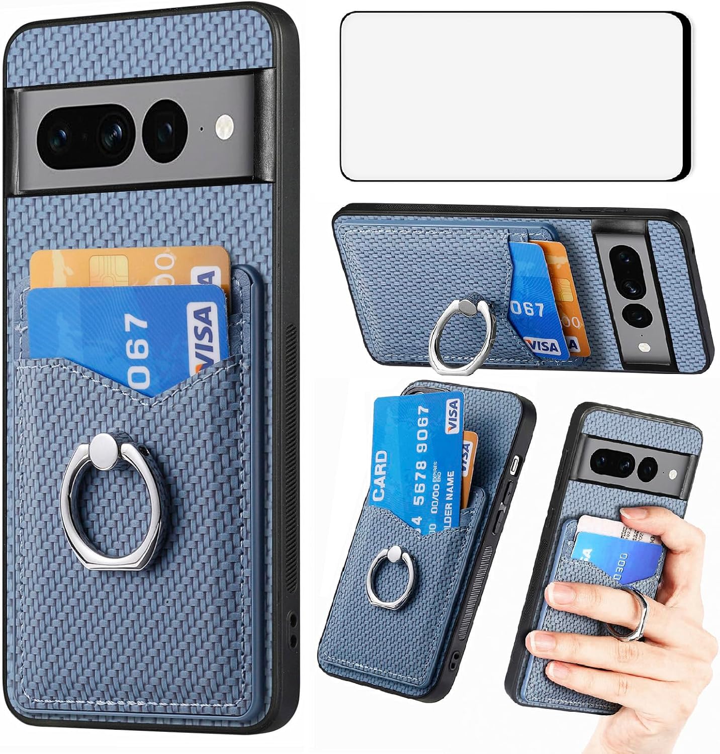 Amazon.com: Phone Case for Google Pixel 7 Pro 5G Wallet Cover with ...
