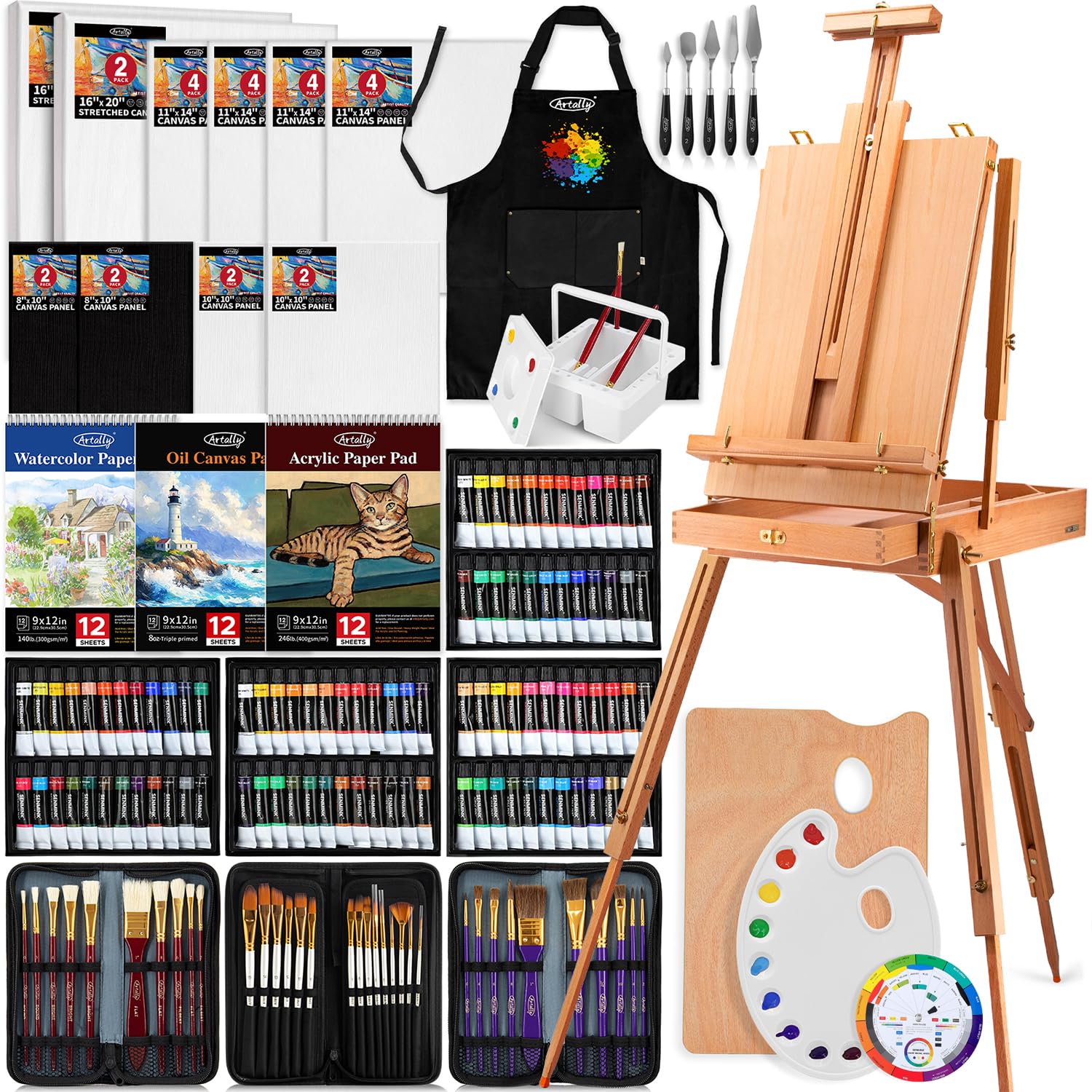 Snapklik.com : 188Pcs All-in-One Art Painting Kit