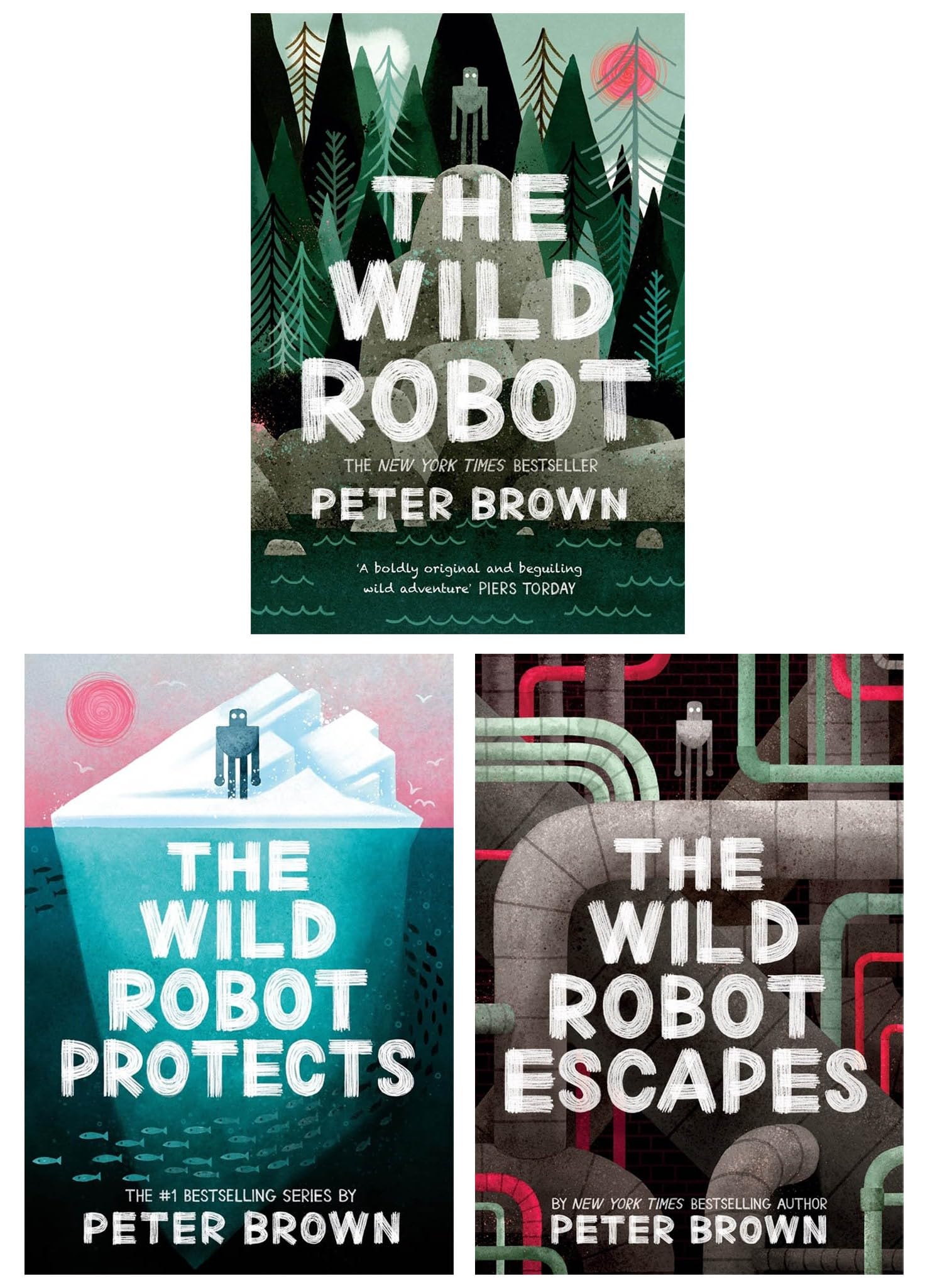 Snapklik.com : The Wild Robot Series 3 Books Collection