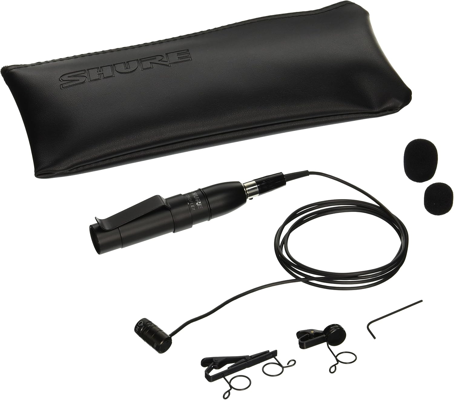 Amazon.com: Shure Microflex MX184 Supercardioid Lavalier Microphone ...