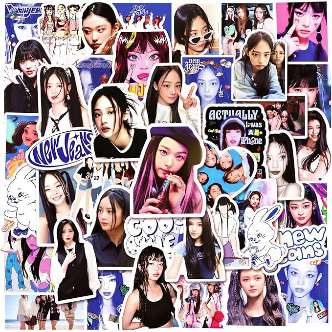 Amazon.com: 50 PCS New Jeans Stickers New Album Kpop Merchandise Laptop ...