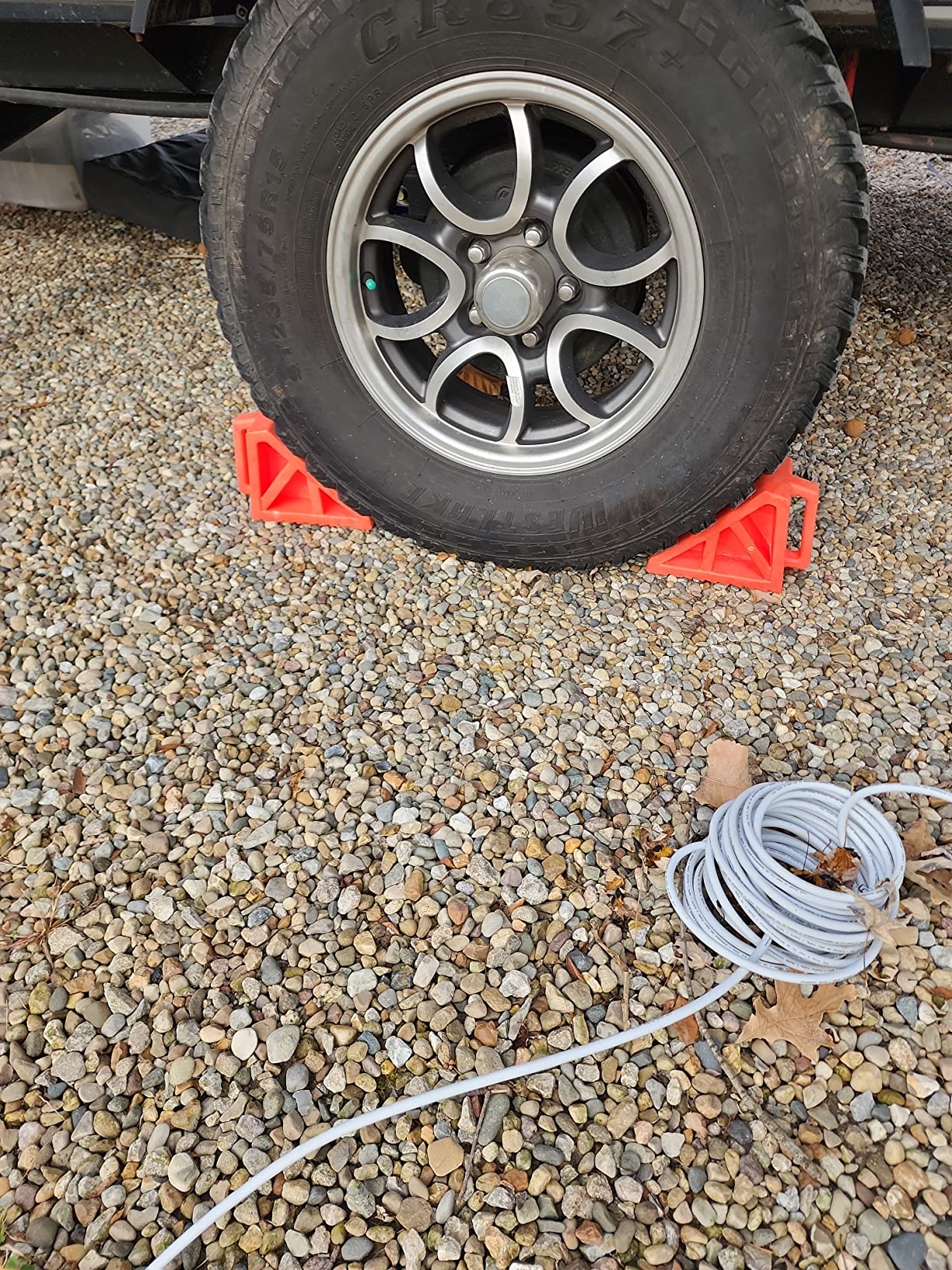 Amazon.com: HOXWELL 2 pcs Polyfoam RV Wheel Chocks, Premium Heavy Duty ...