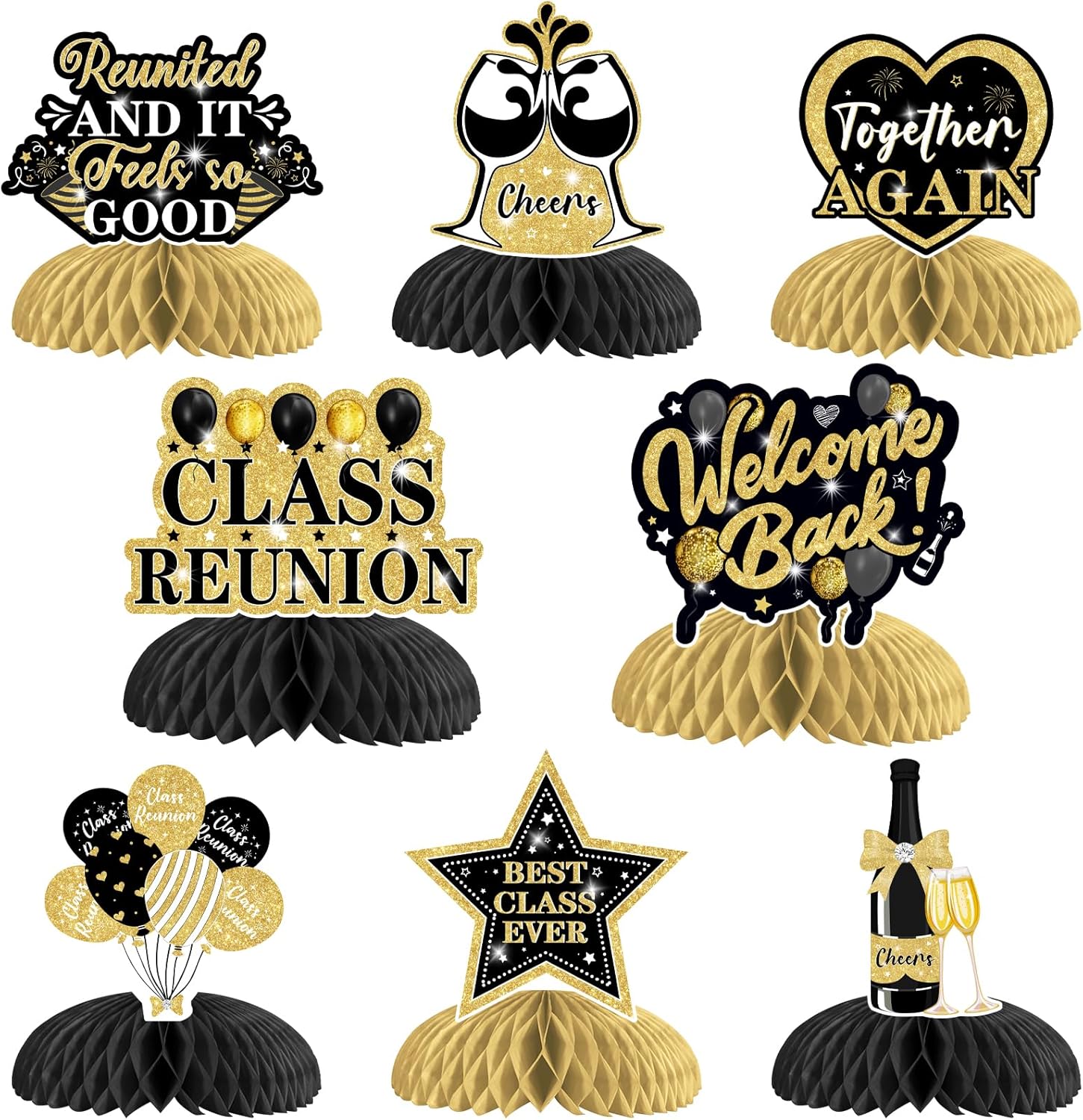 Amazon.com: Balterever Class Reunion Table Decorations Class Reunion ...