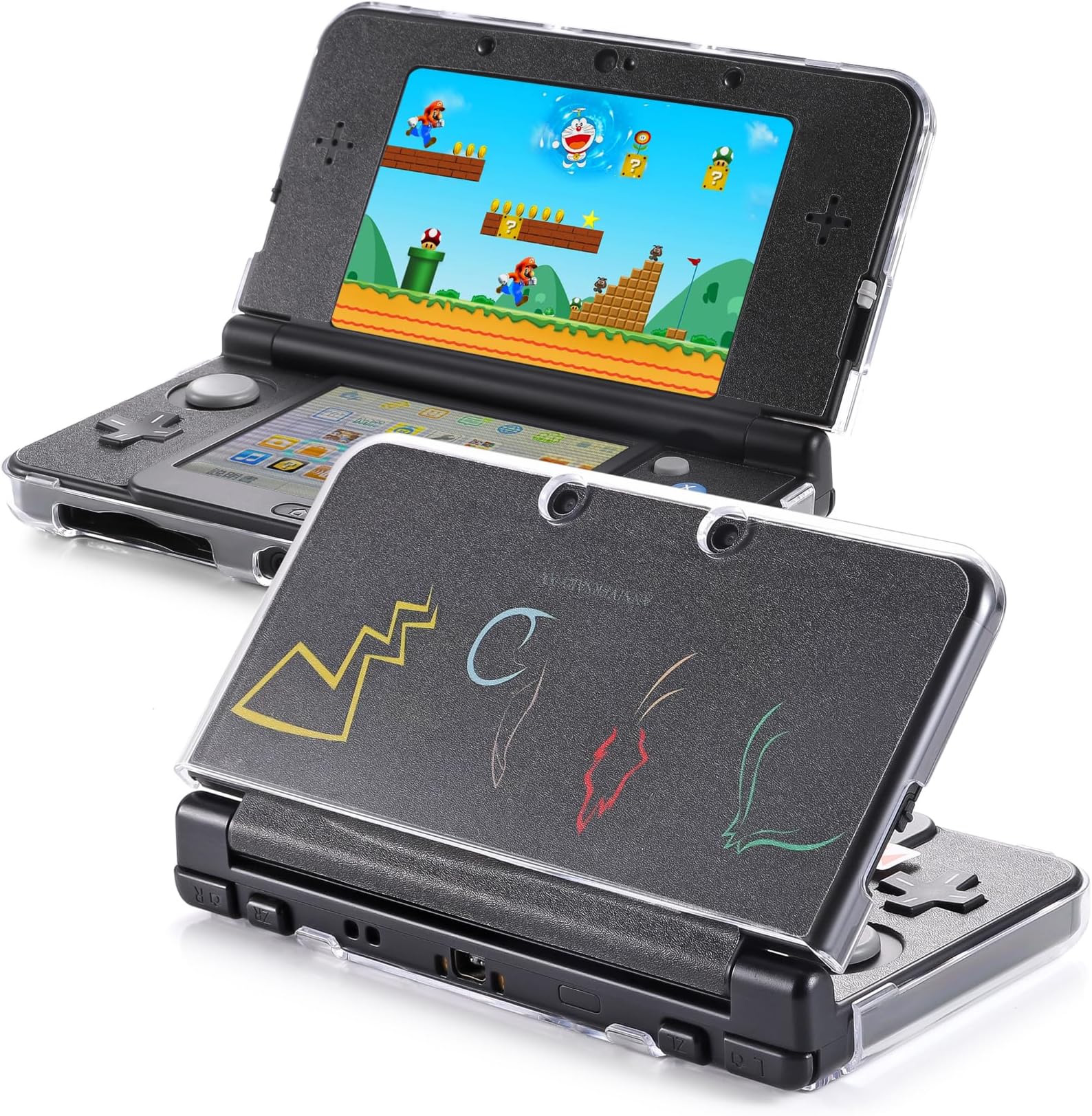 Amazon.com: New 3DS Case - VSEER Ultra Clear Crystal Transparent Hard ...