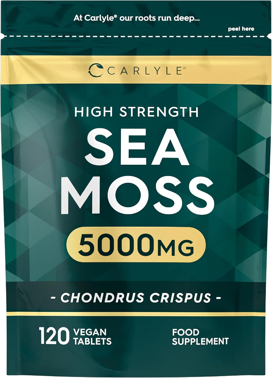 Sea Moss Tablets Extract 5000mg | High Strength Irish Sea Moss ...