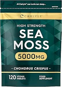 Sea Moss Tablets Extract 5000mg | High Strength Sea Moss Supplement ...