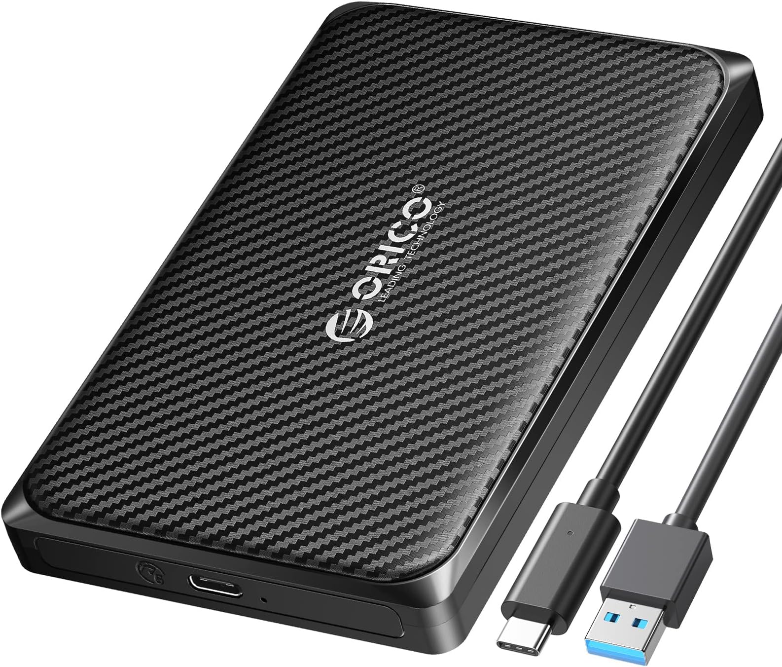 Amazon.com: ORICO Hard Drive Enclosure USB C to SATA III 2.5inch 6Gbps ...