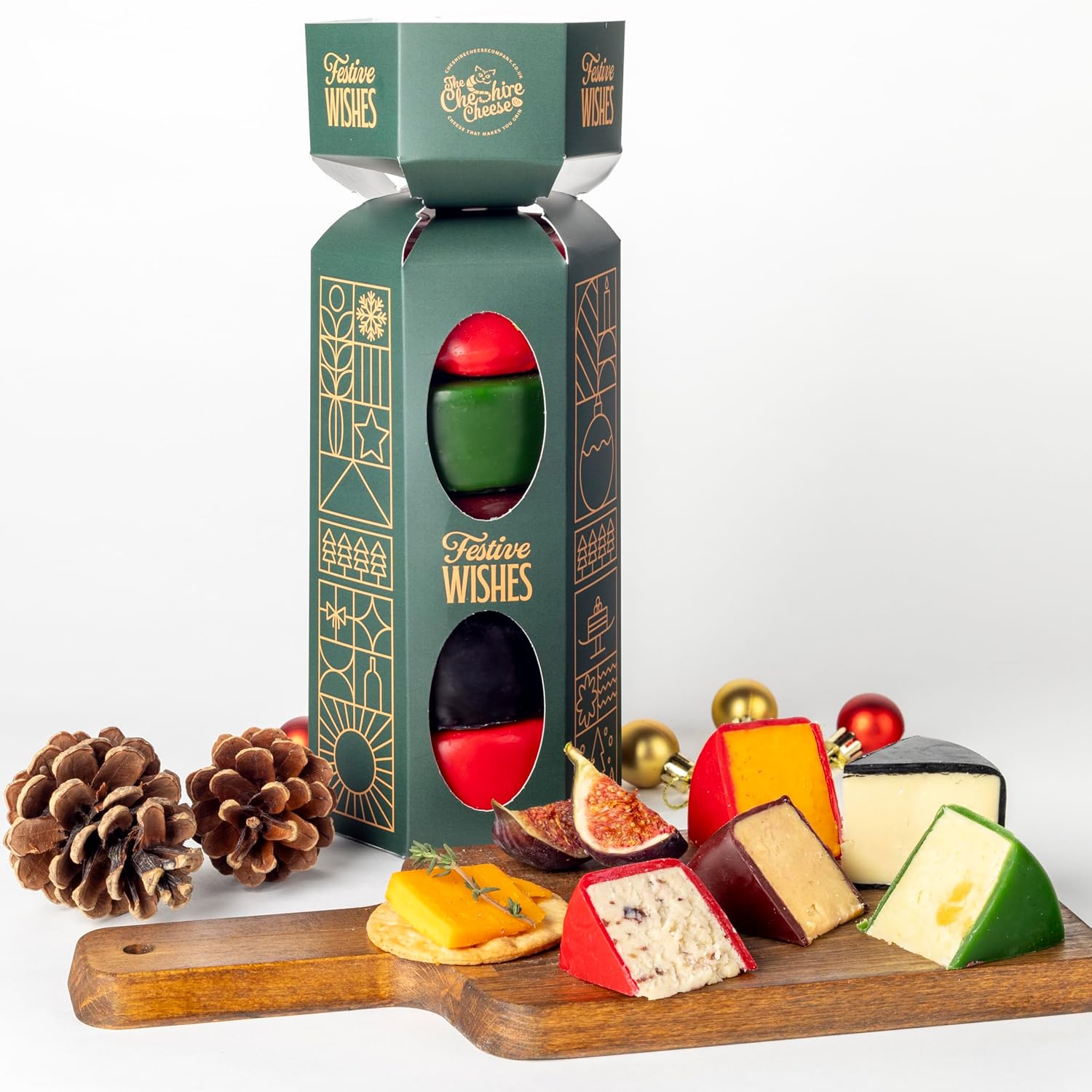 Luxury Christmas Cheese Selection Gift Set – Festive Cheese Hamper with ...